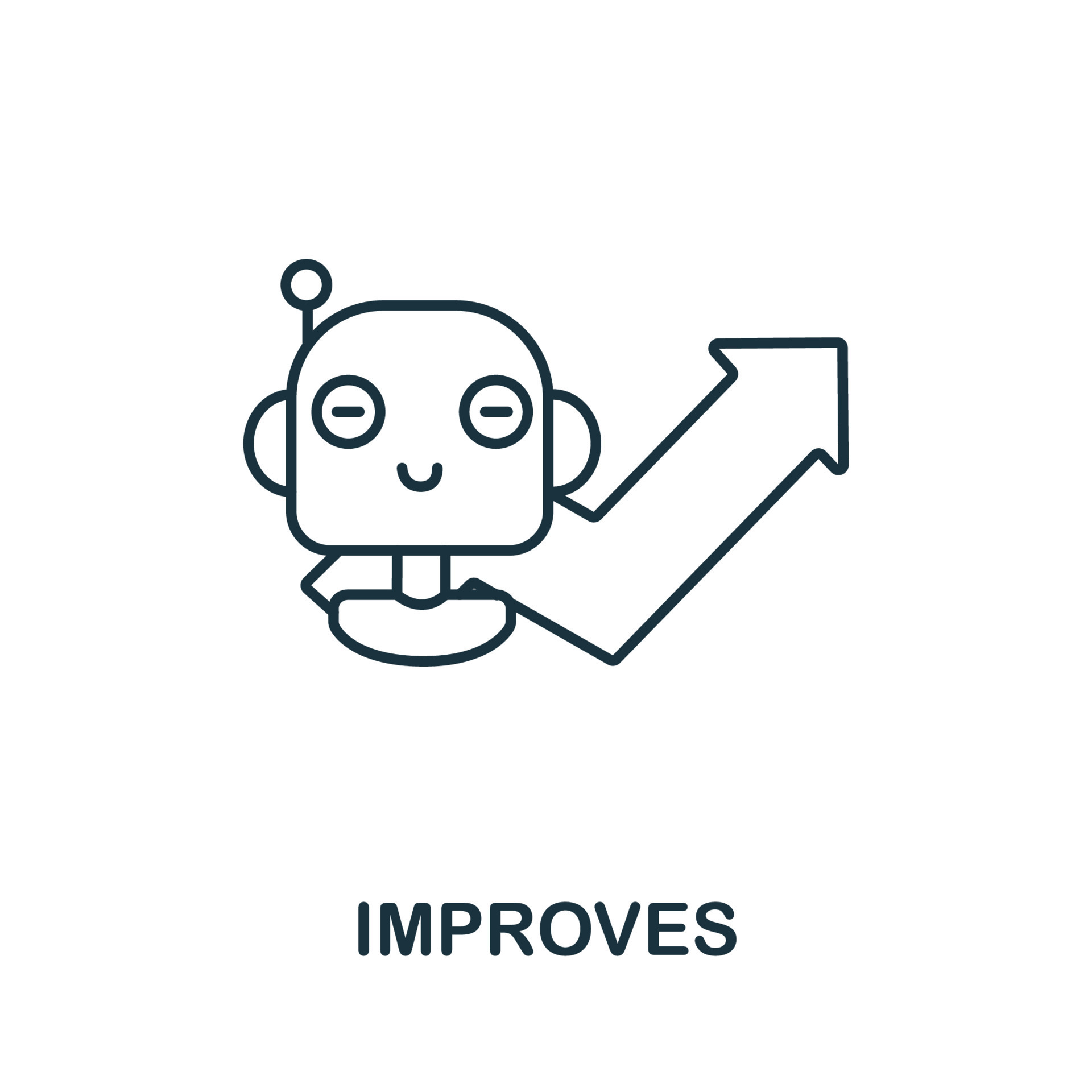 Improves icon from machine learning collection. Simple line Improves ... Improves icon from machine learning collection. Simple line Improves ...