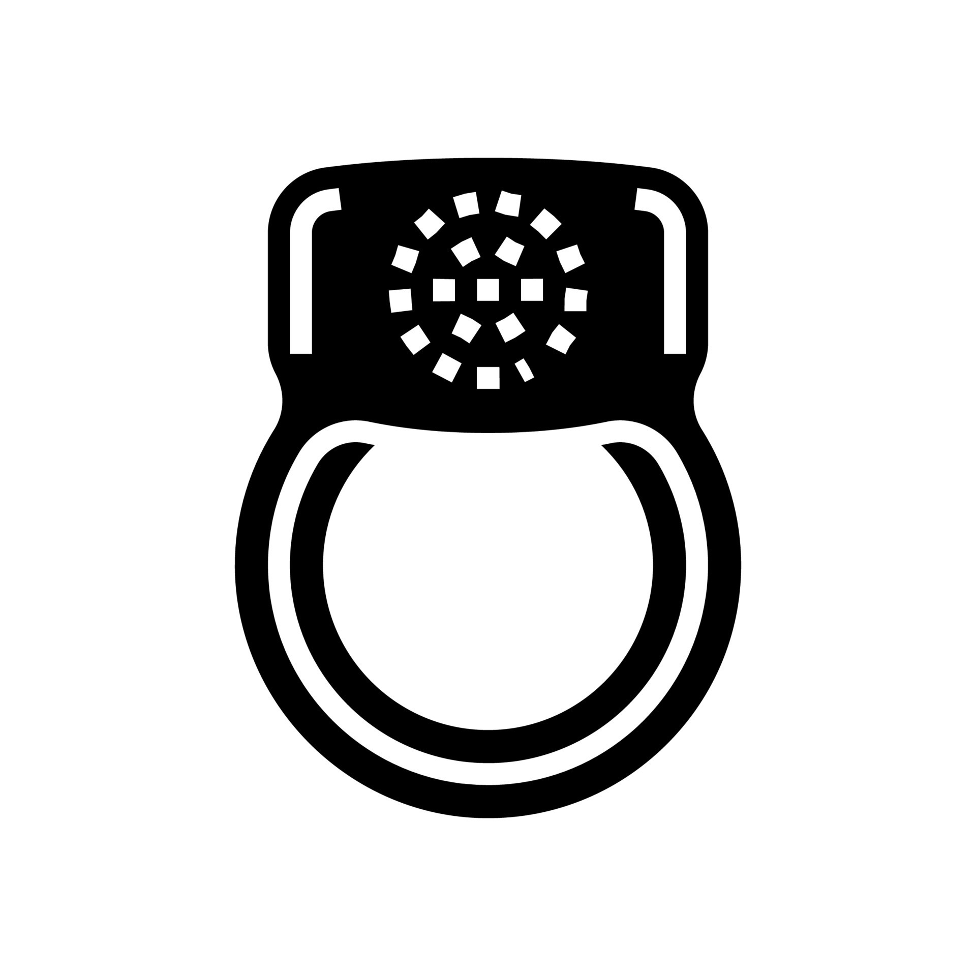 Ring Sex Toy Glyph Icon Vector Illustration 18781861 Vector Art At Vecteezy