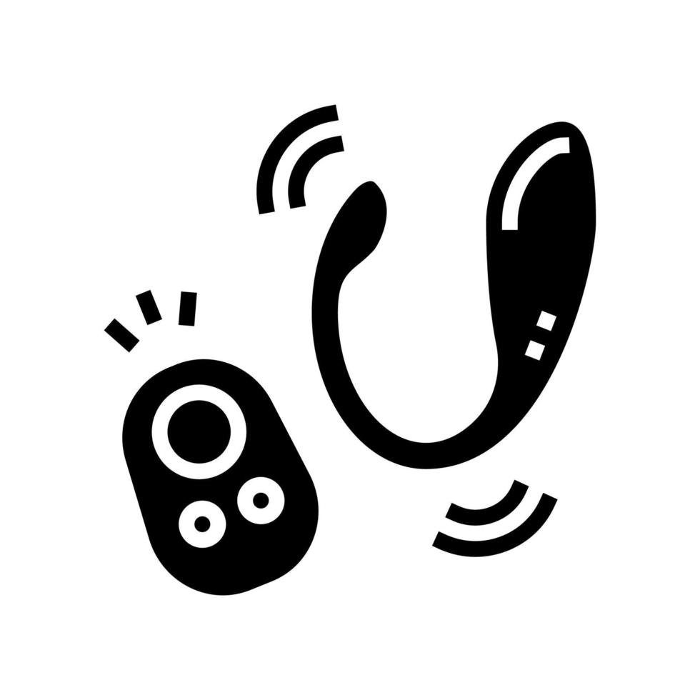 Masturbation Sex Toy Glyph Icon Vector Illustration 18782216 Vector Art