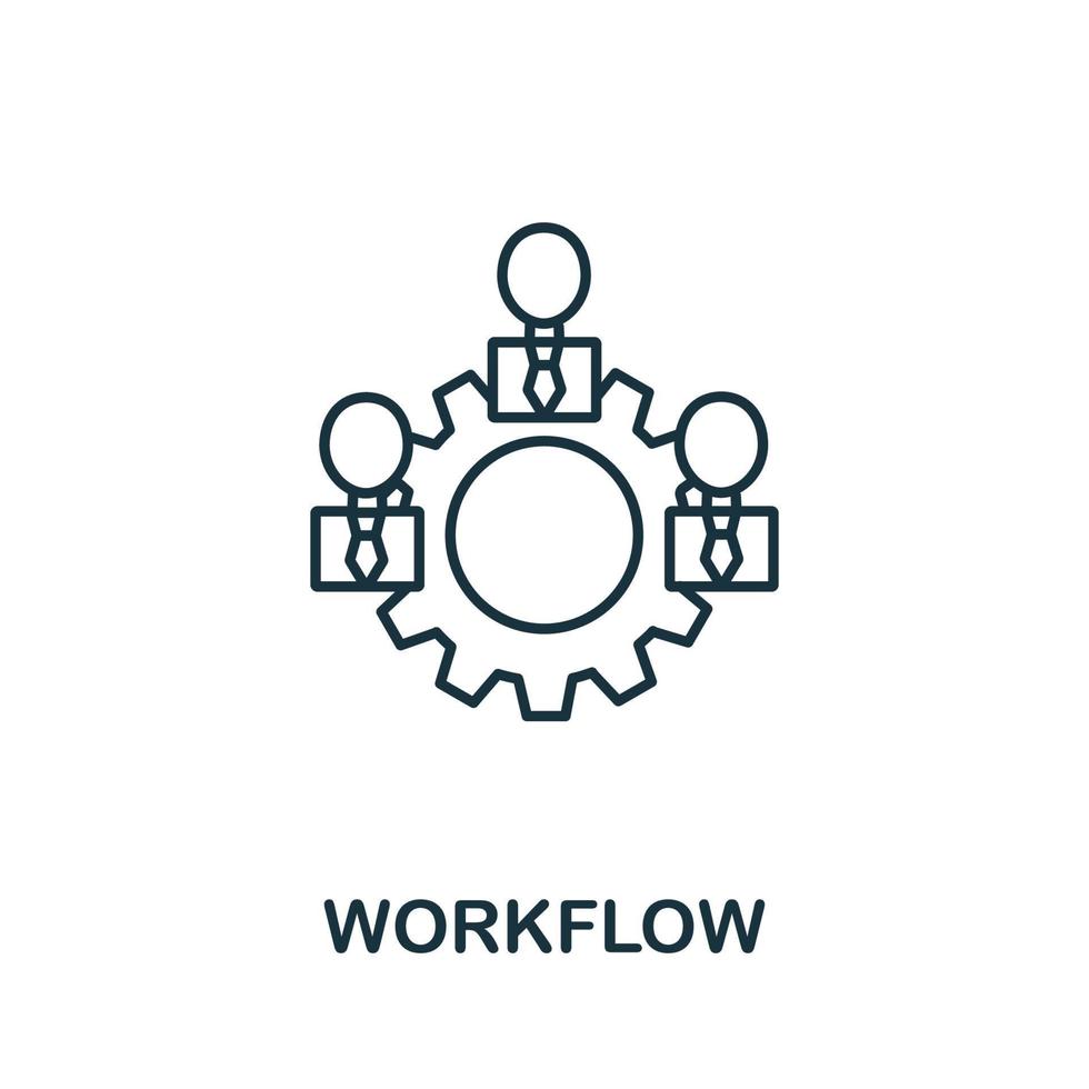 Workflow Icon From Headhunting Collection Simple Line Workflow Icon For Templates Web Design