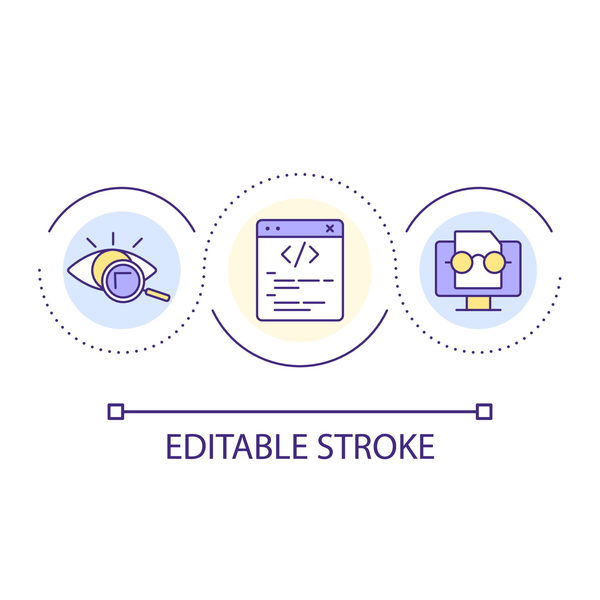 Improve Code Readability Loop Concept Icon Computer Science Abstract Idea Thin Line