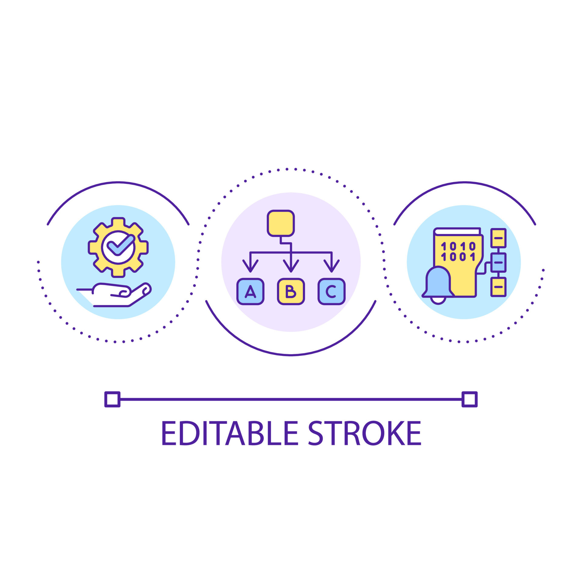 Structured Programming Loop Concept Icon Computer Science Abstract Idea Thin Line Illustration