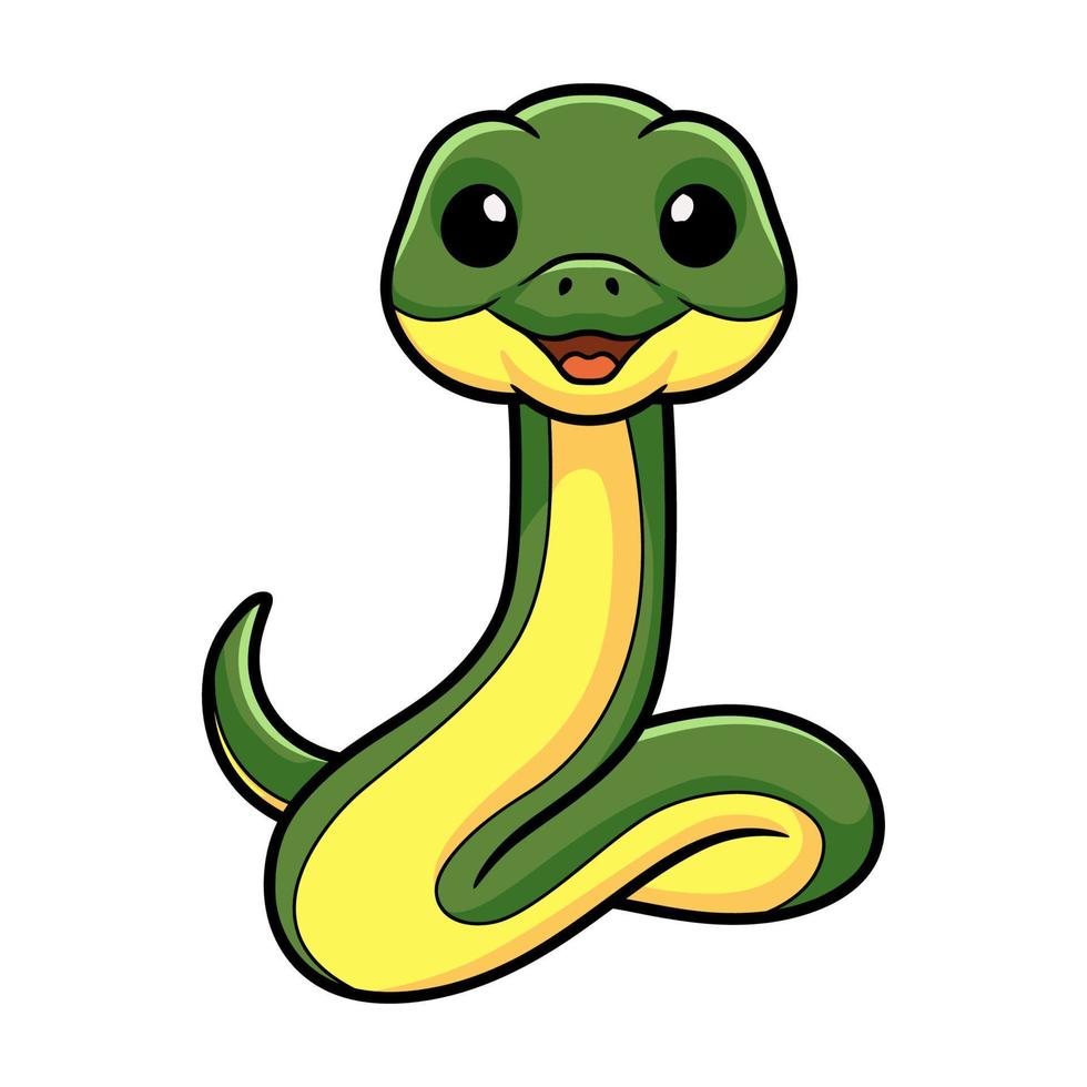 Cute easten racer snake cartoon 18790729 Vector Art at Vecteezy