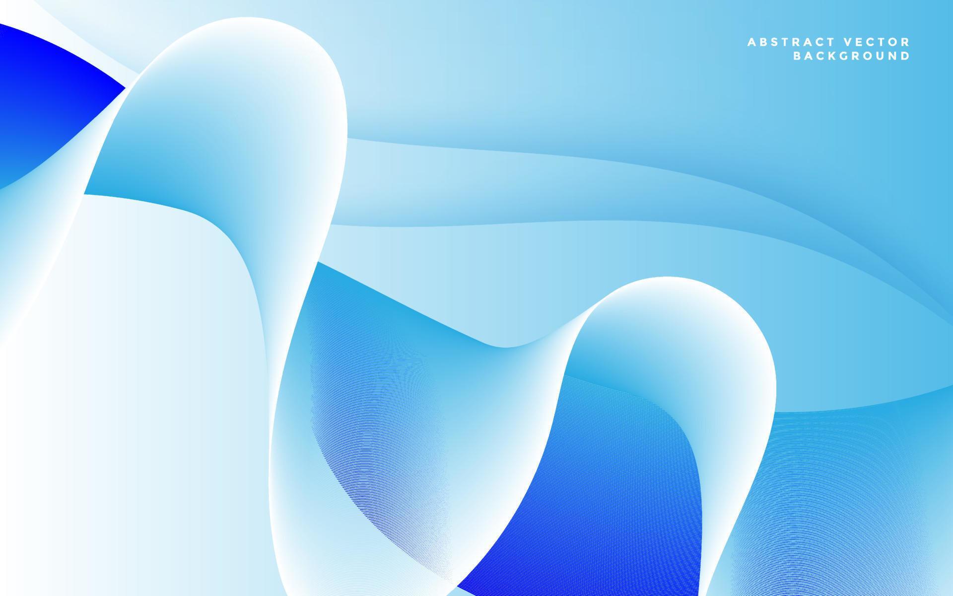 Blue Fluid Gradient background. Blue abstract wave background. Vector Illustration 18792872 ...