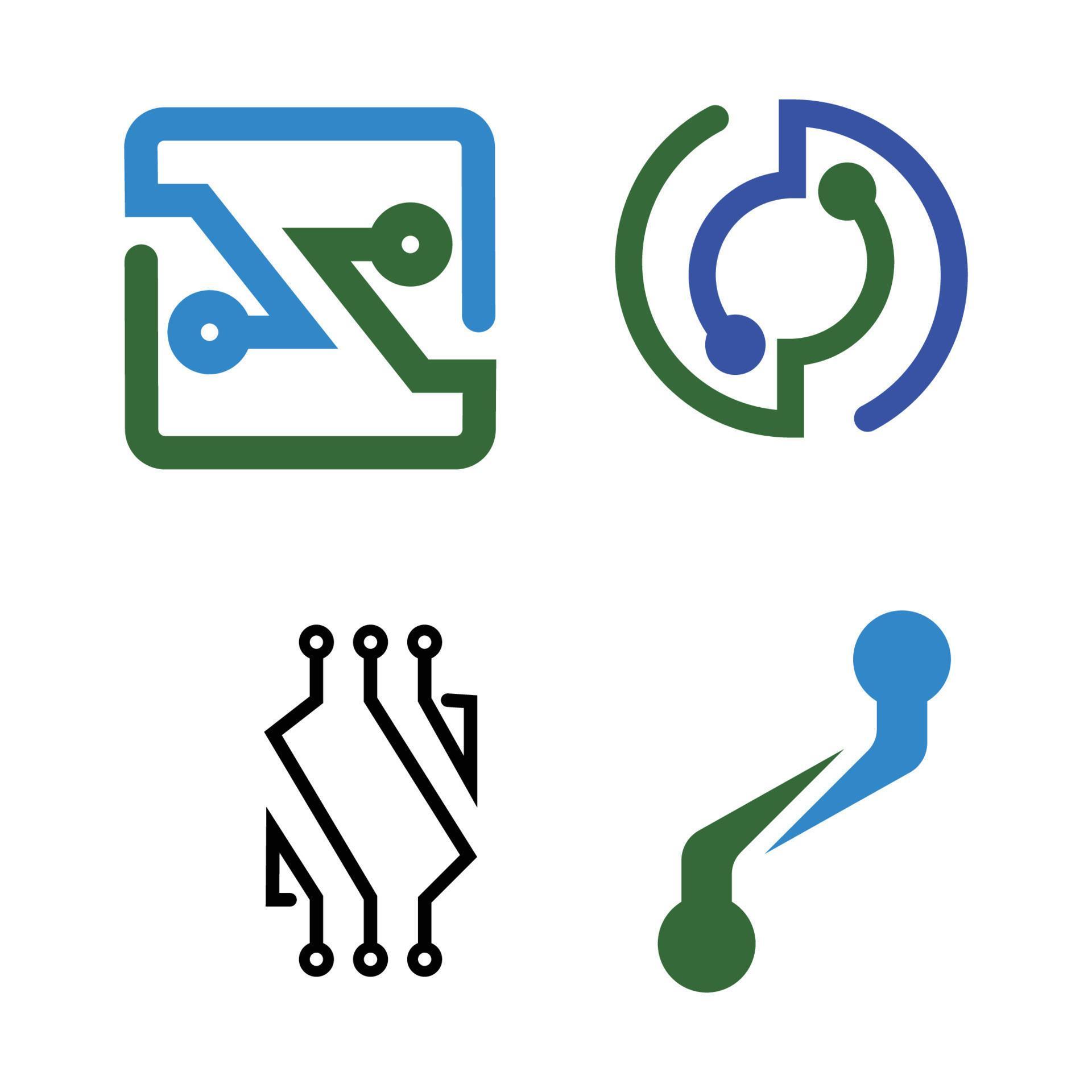 chip processor vector logo 18793763 Vector Art at Vecteezy