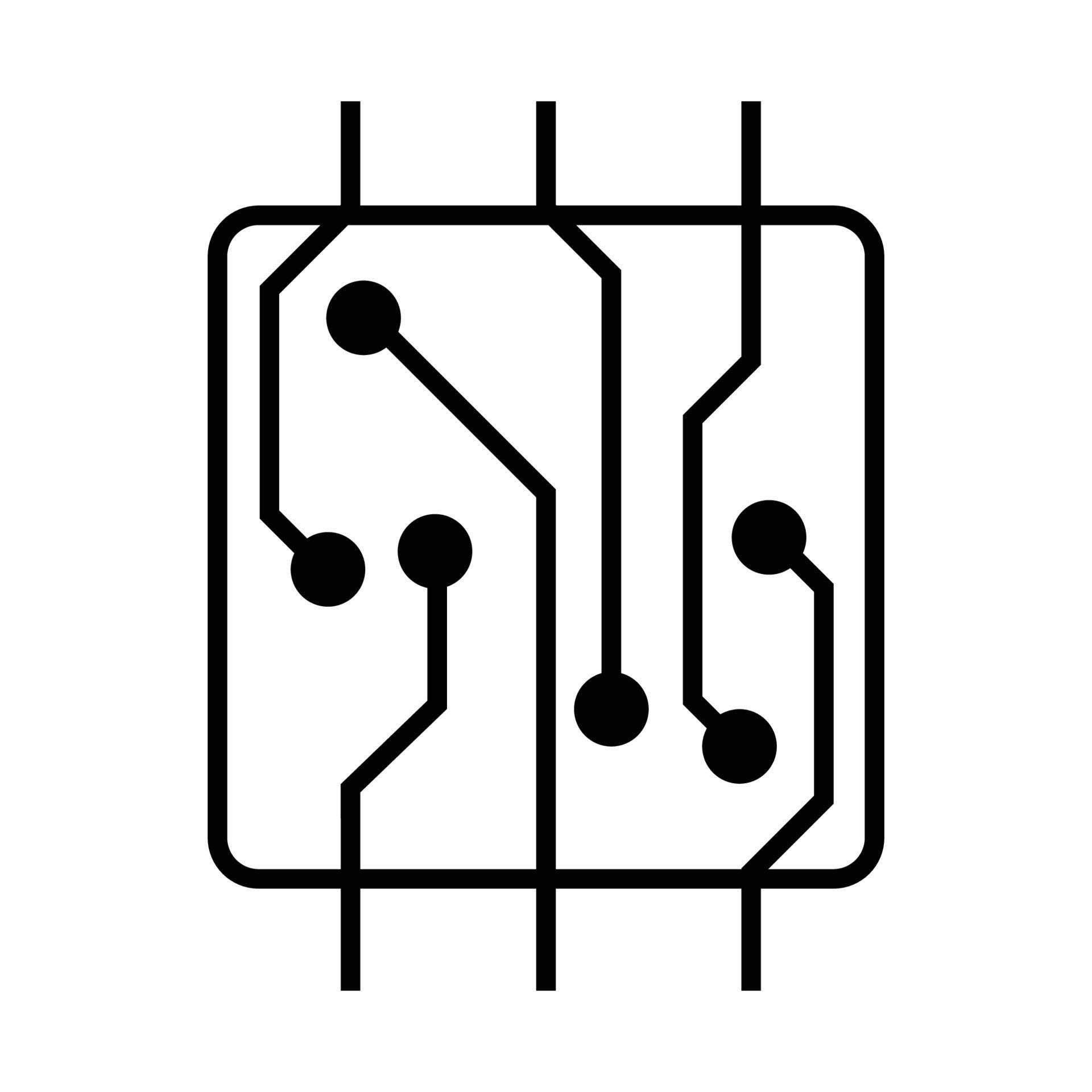 chip processor vector logo 18794379 Vector Art at Vecteezy