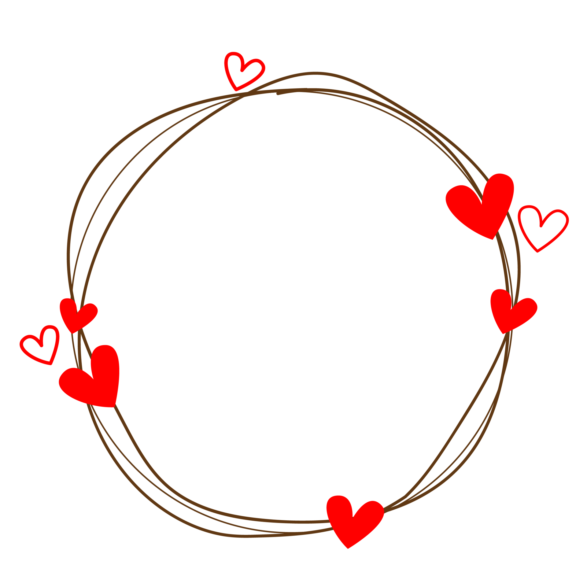 Free Doodle love frame design 18795126 PNG with Transparent Background Free Doodle love frame design 18795126 PNG with Transparent Background