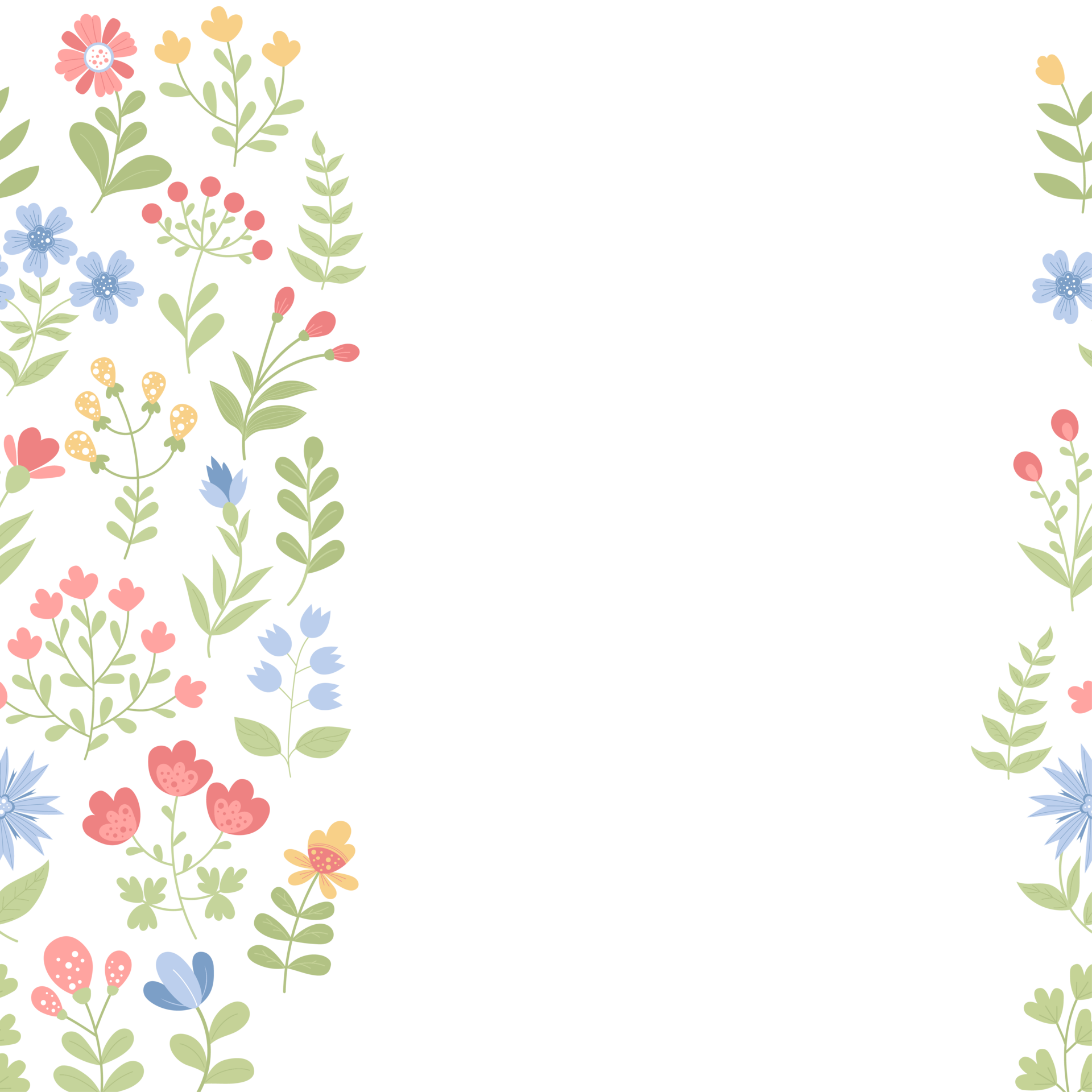 Floral Seamless Pattern Background 18795352 Png