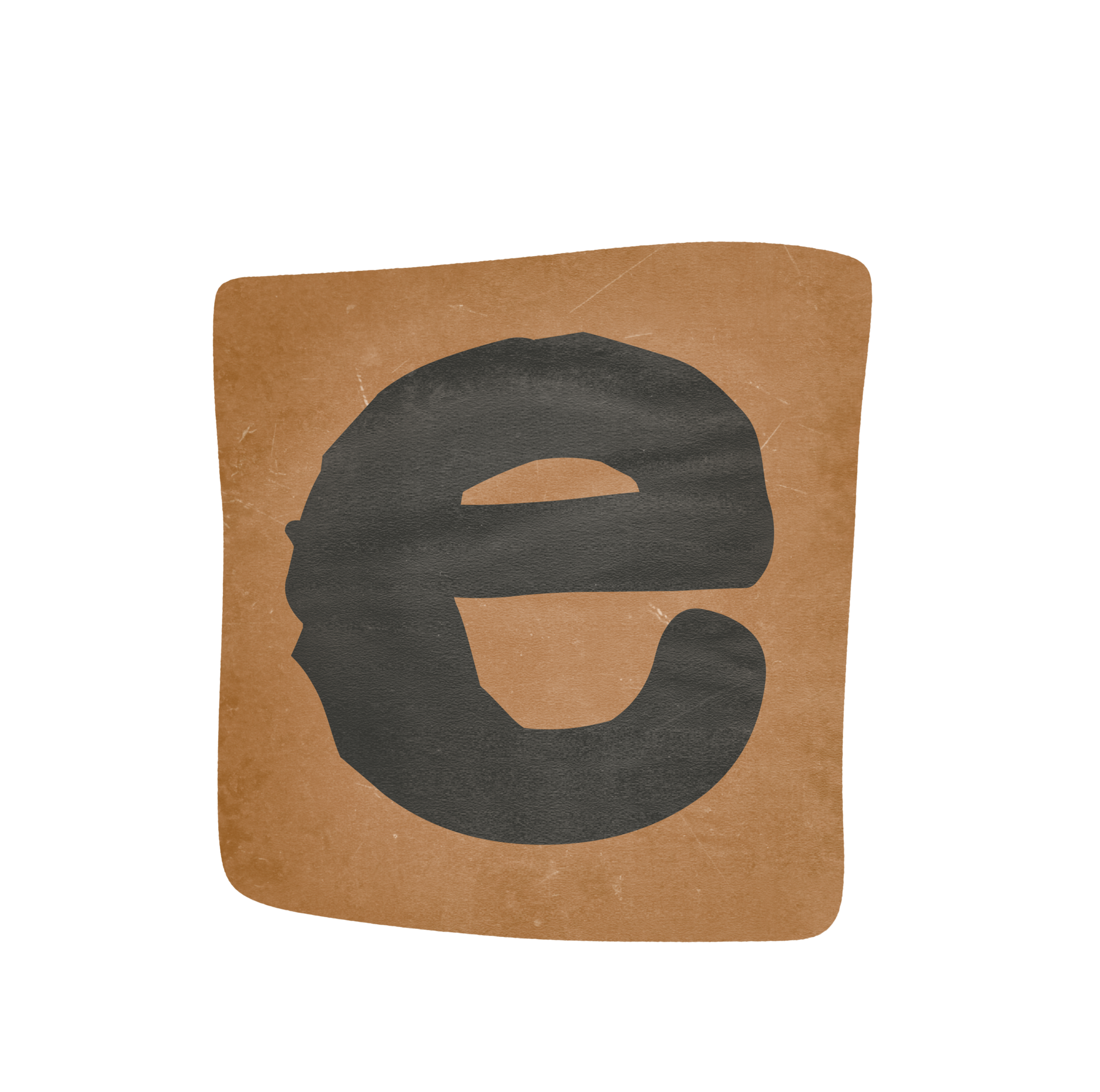 Vintage typewriter alphabet Letter E 18796687 PNG