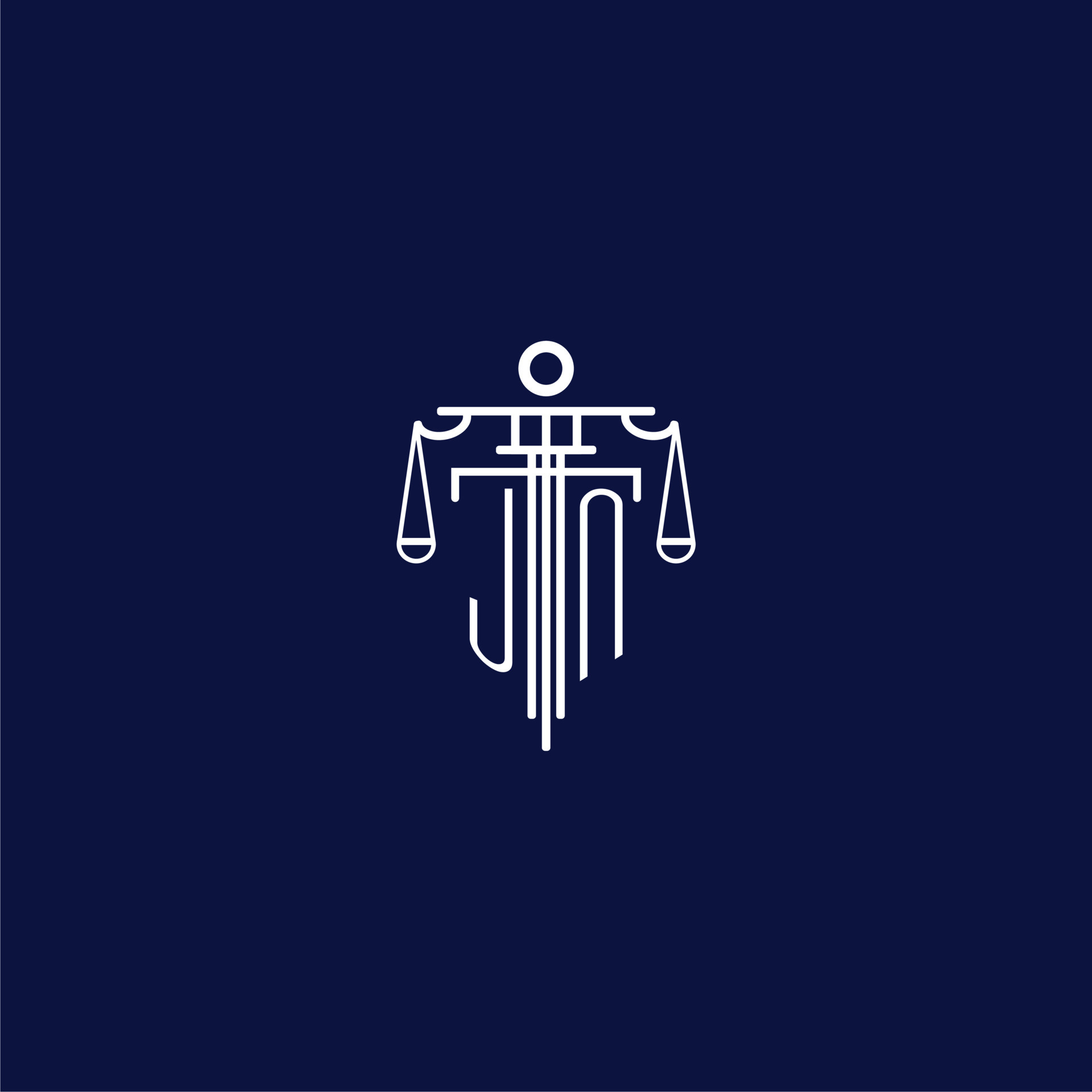 JN initial monogram logo for lawfirm with scale vector design 18796902 ... JN initial monogram logo for lawfirm with scale vector design 18796902 ...