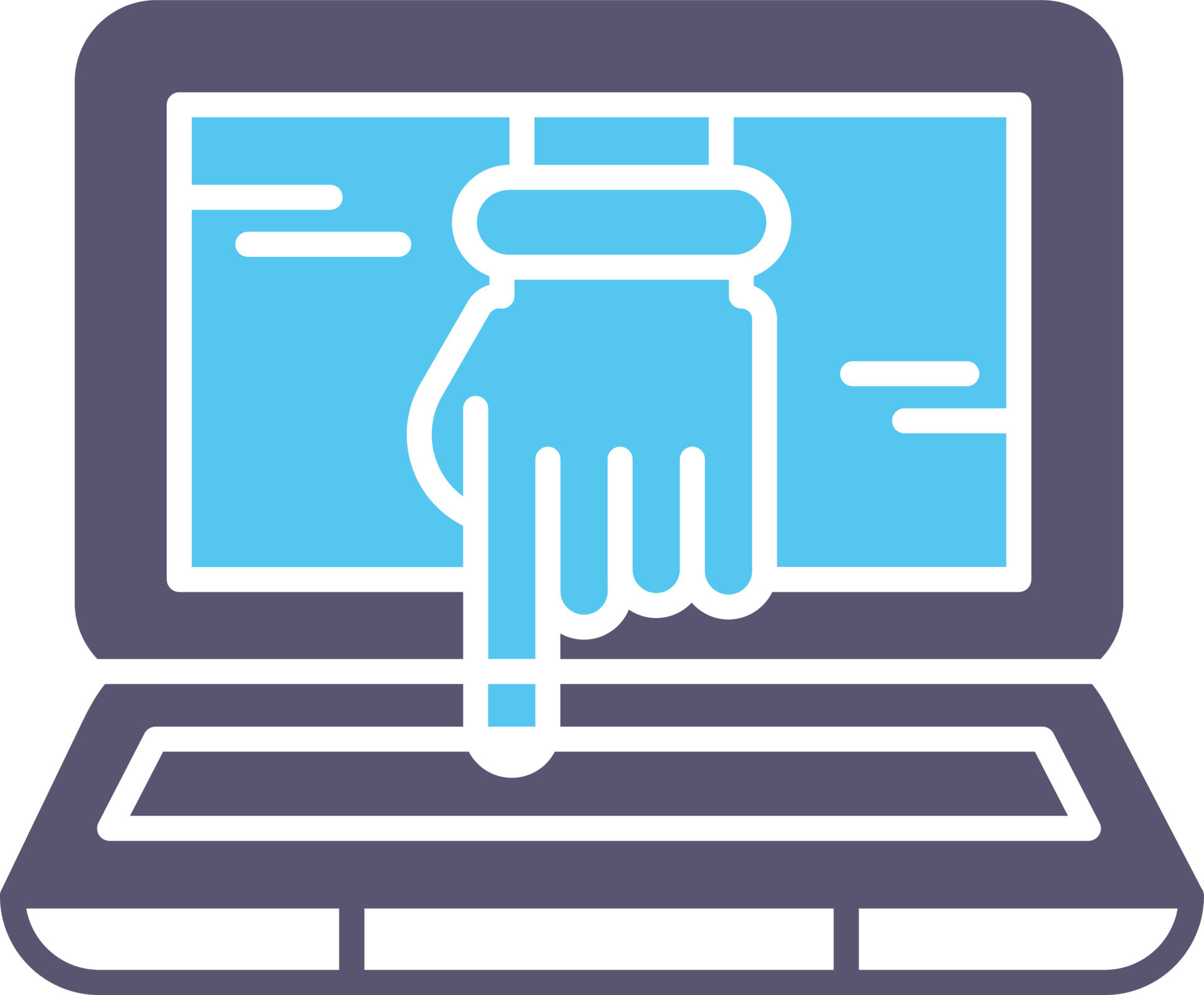 Computer Hacking Vector Icon 18798806 Vector Art at Vecteezy