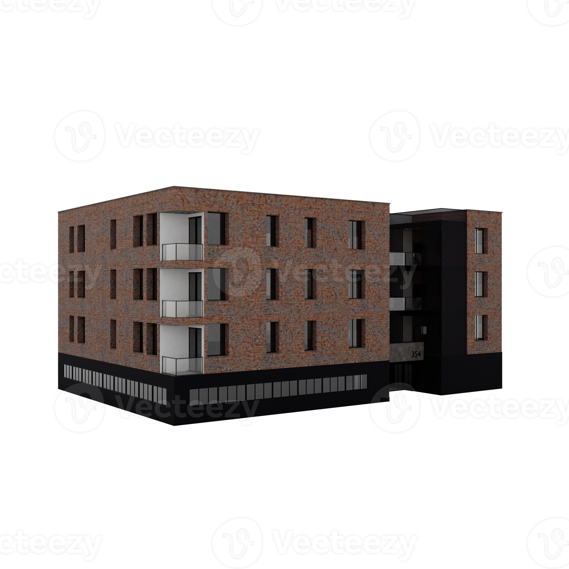 Modern Building isolated 18800240 PNG