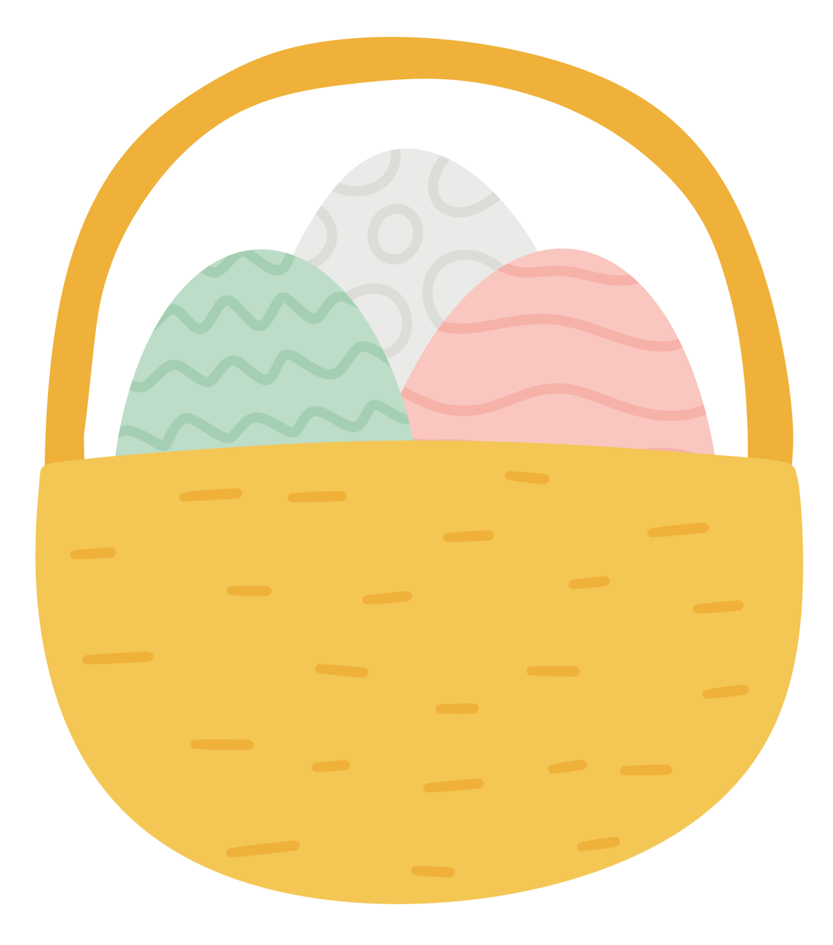 Easter Egg Basket Cartoon Icon 18801299 PNG easter-egg-basket-cartoon-icon-18801299-png