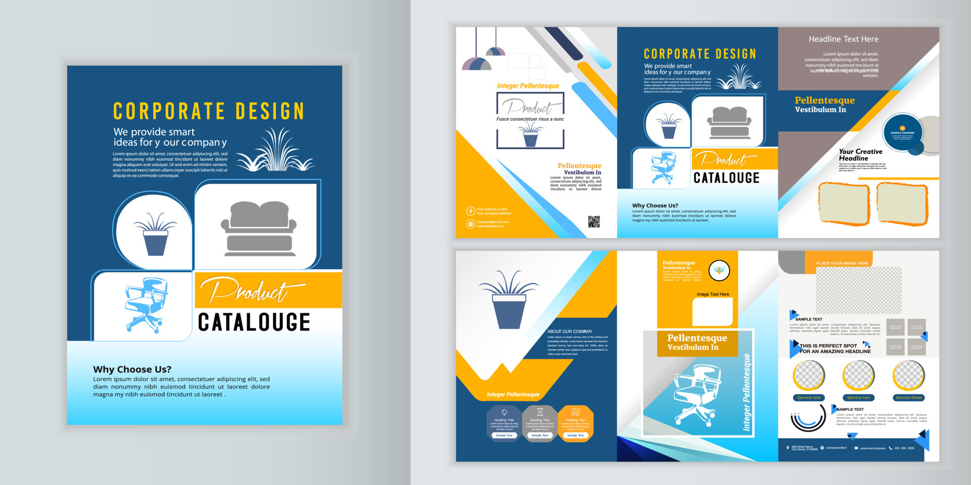 magazine layout template, creative brochure design, annual report and ... magazine layout template, creative brochure design, annual report and ...