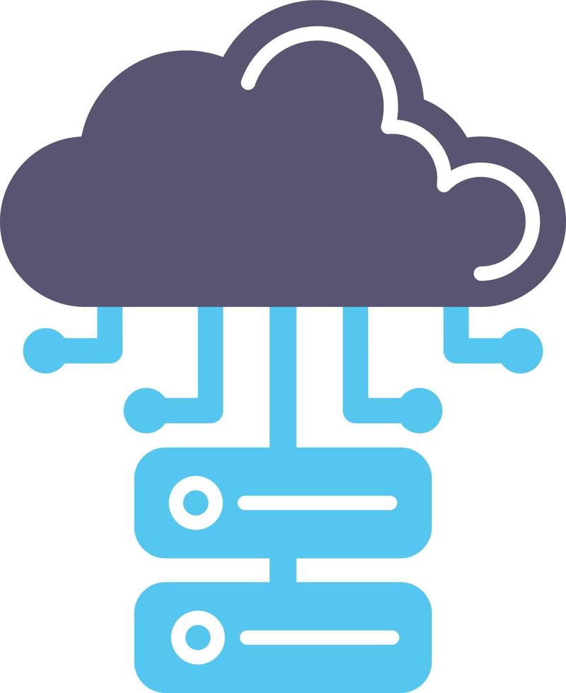 Cloud Database Vector Icon 18802362 Vector Art at Vecteezy