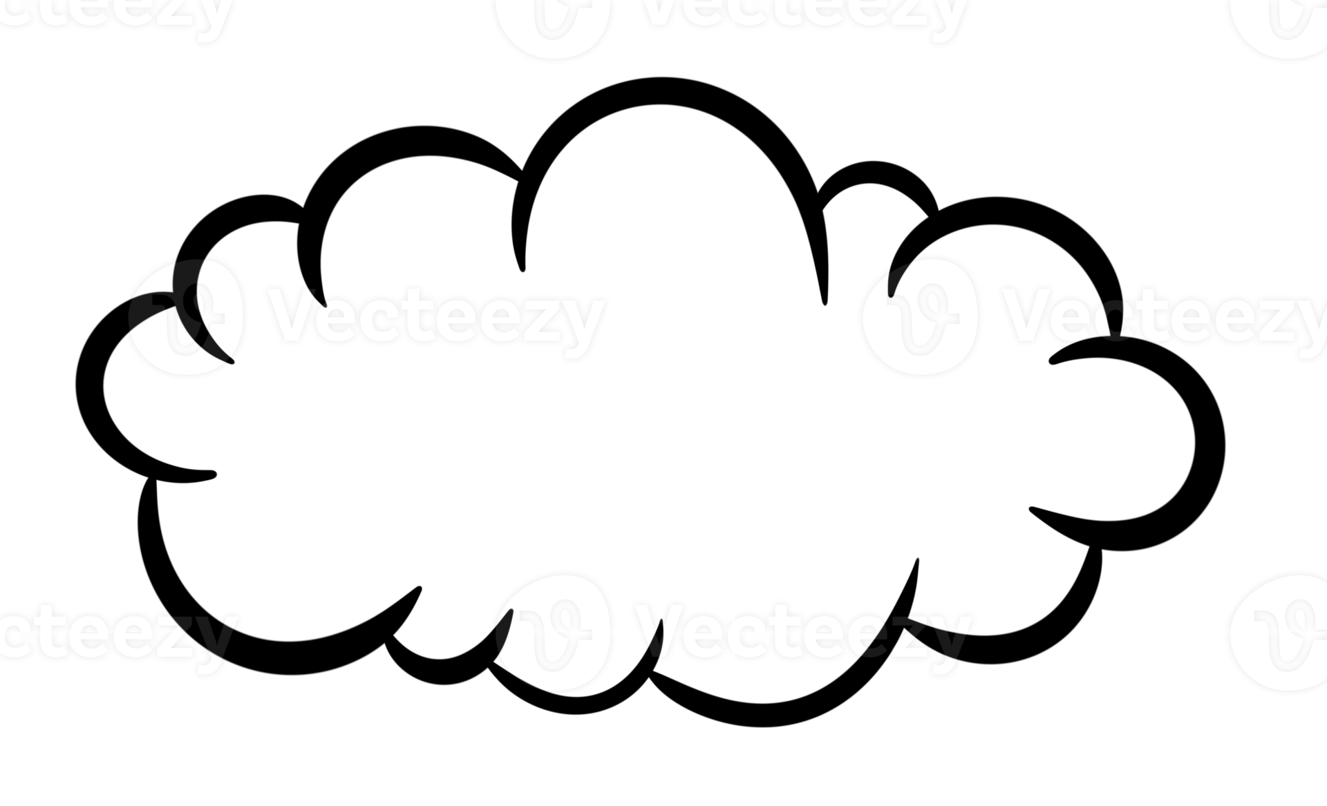 Cartoon Comic cloud. 18802706 PNG