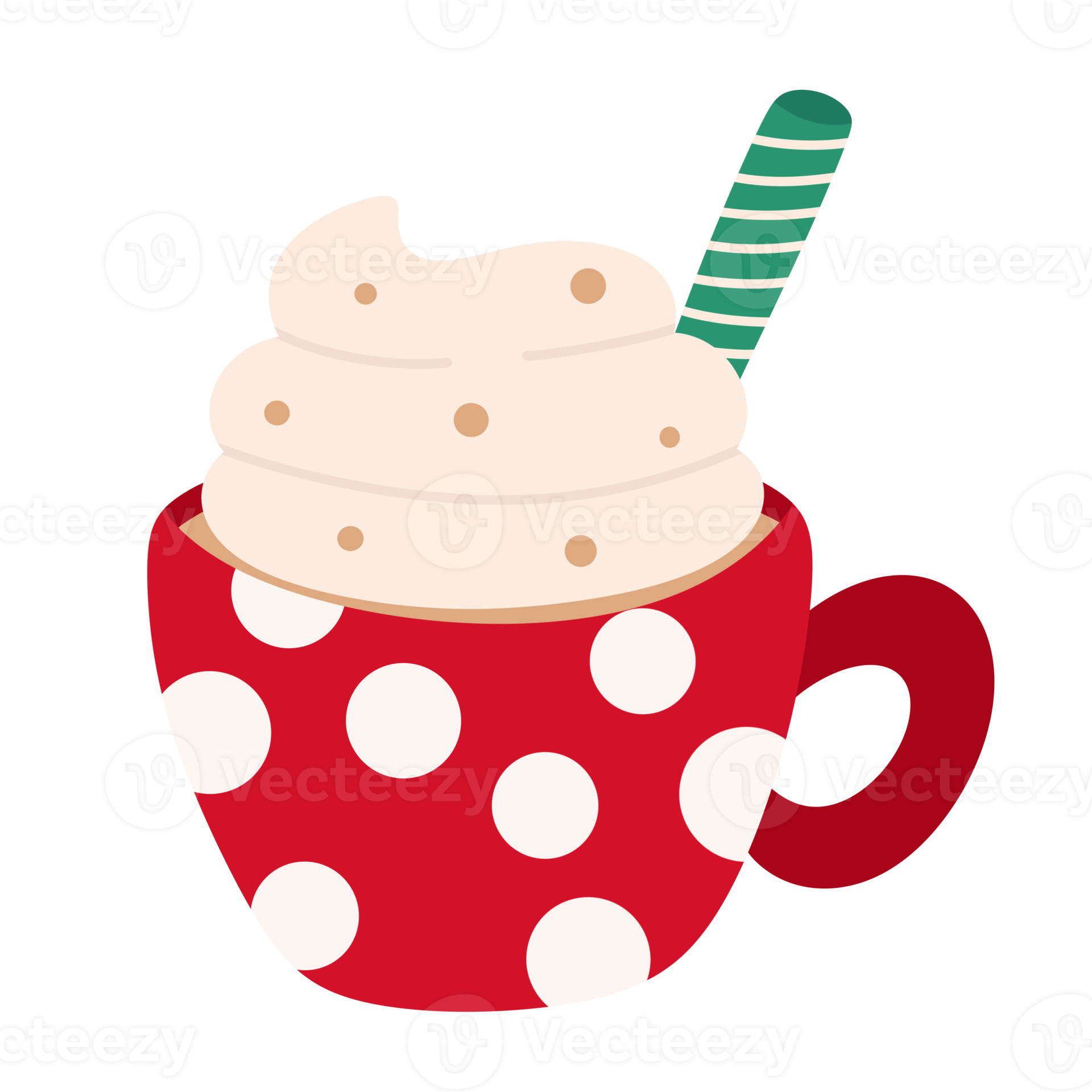 Christmas holiday coffee mug cocoa Icon. 18803021 PNG