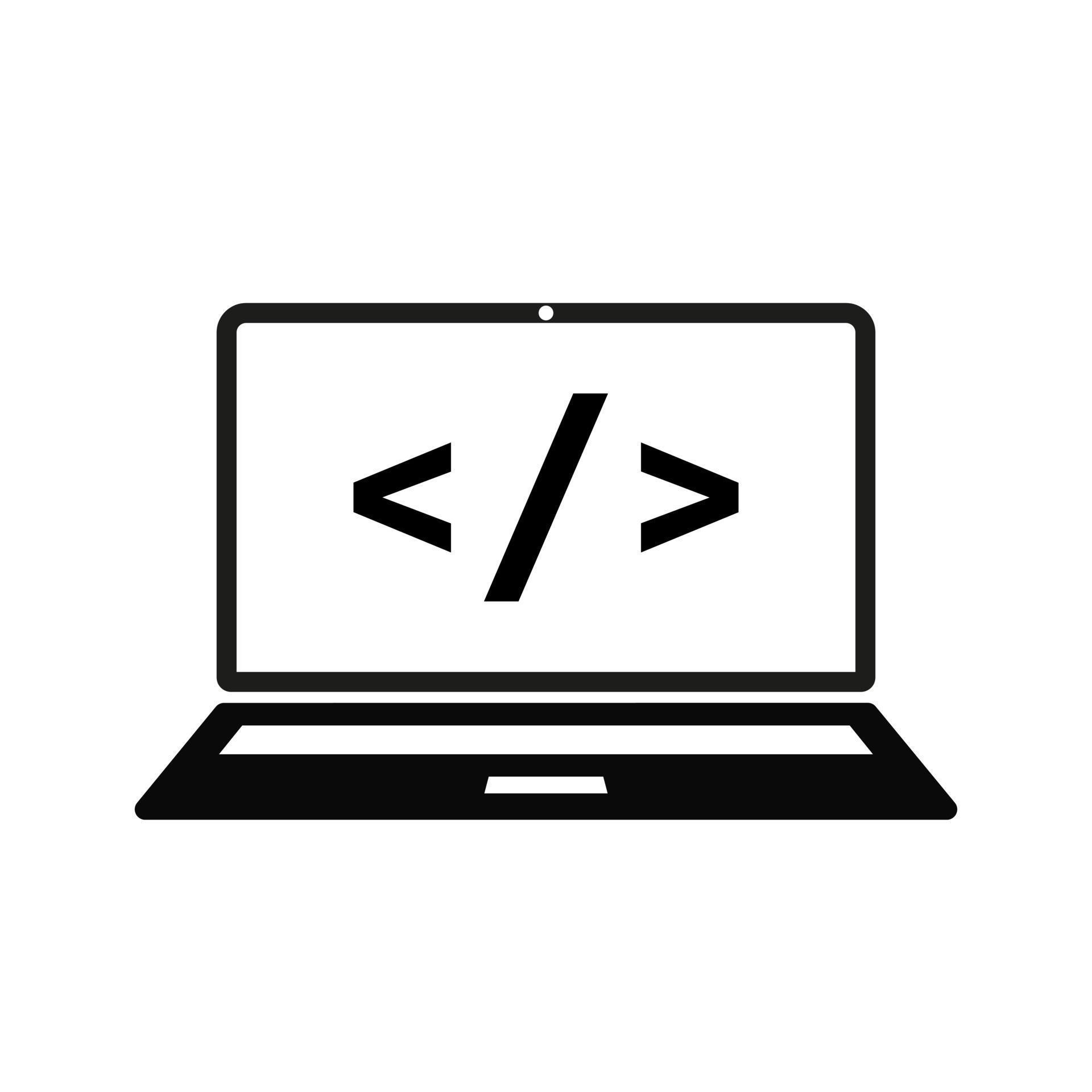 Programming code. Coding icon. Writing code. Isolated vector ...