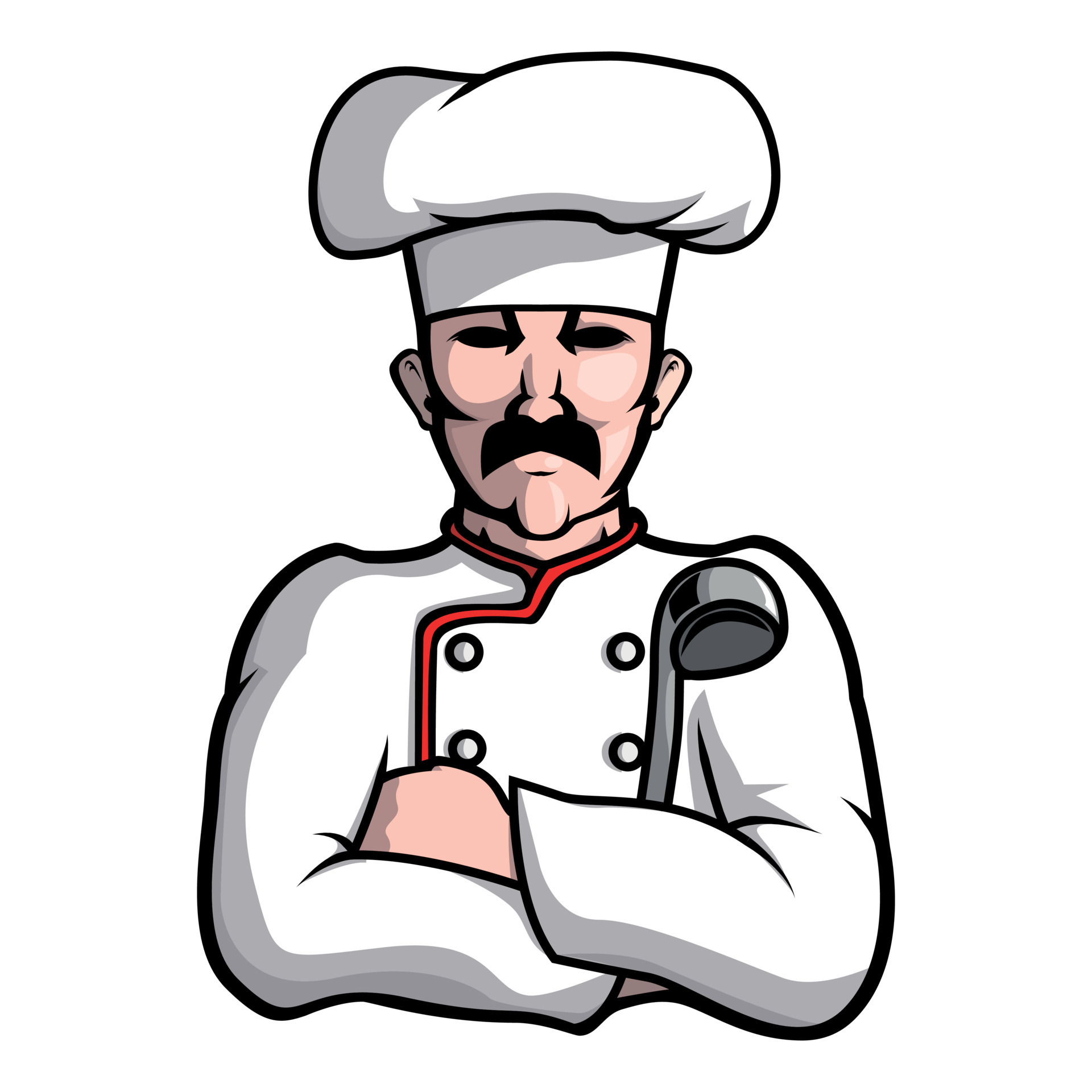 Professional Chef Illustration Design 18811006 Vector Art at Vecteezy