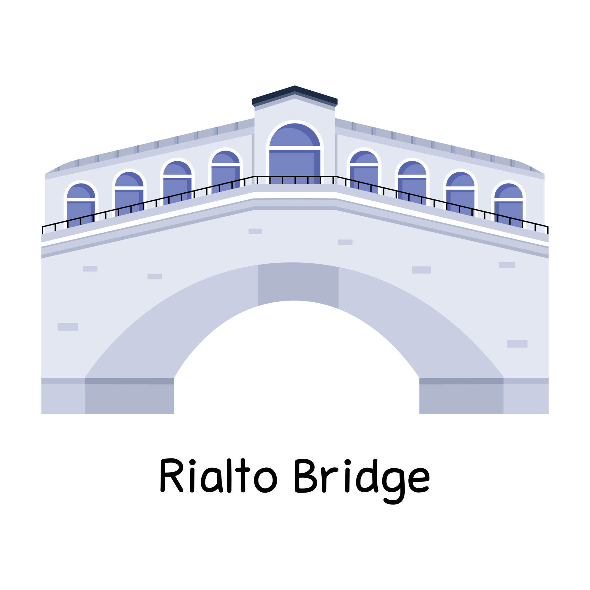 puente de rialto de moda 18812004 Vector en Vecteezy