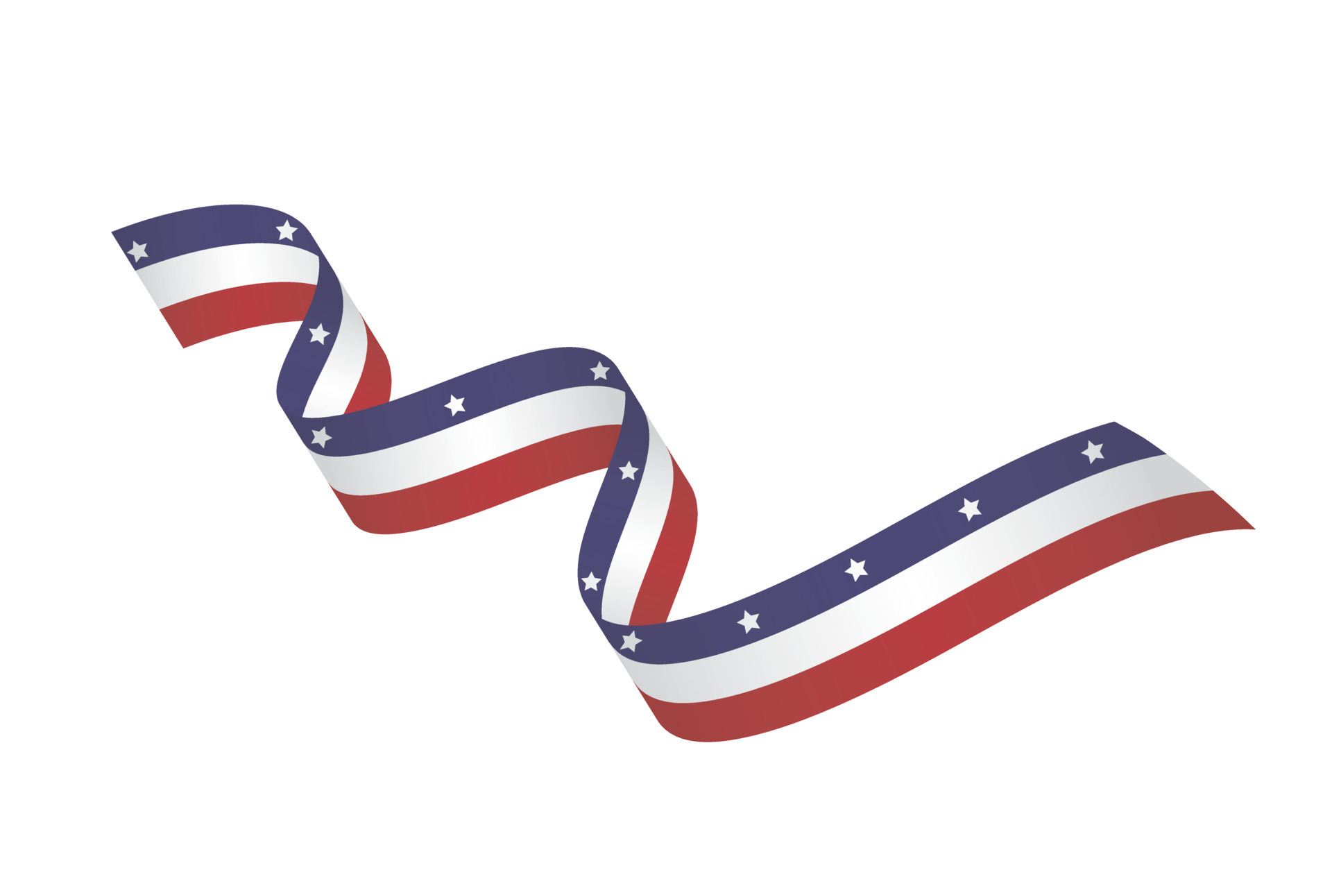 Flag Ribbon With The Colors Of The American Country Palette For flag-ribbon-with-the-colors-of-the-american-country-palette-for