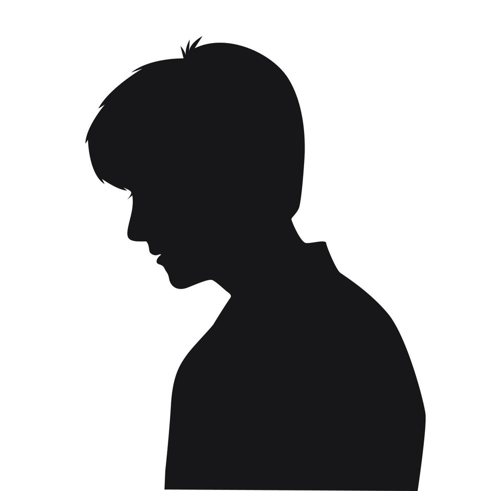 Sad man silhouette vector illustration 18813727 Vector Art at Vecteezy Sad man silhouette vector illustration 18813727 Vector Art at Vecteezy