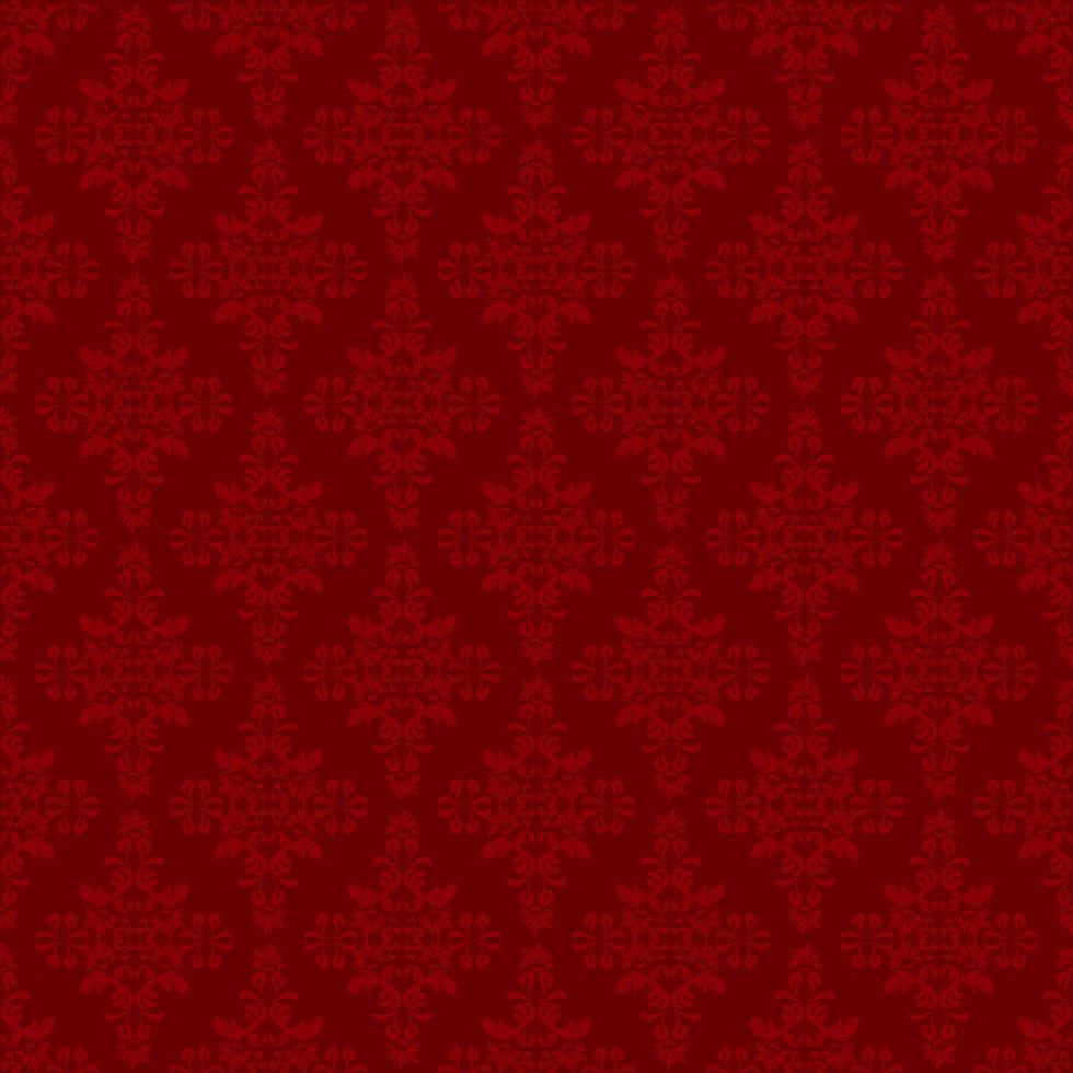 Red background. Victorian red seamless pattern. Vector. Red color. 18815296 Vector Art at Vecteezy