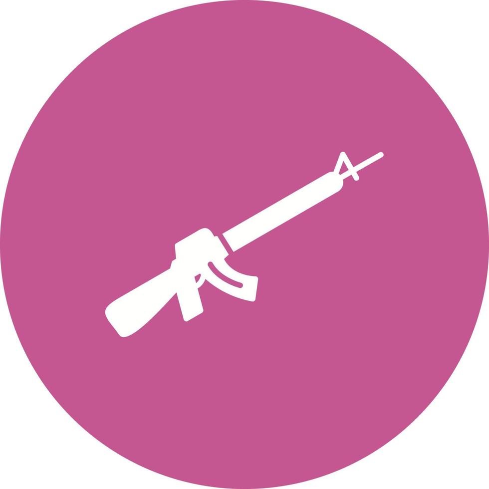 Assault Rifle Vector Icon 18816048 Vector Art At Vecteezy