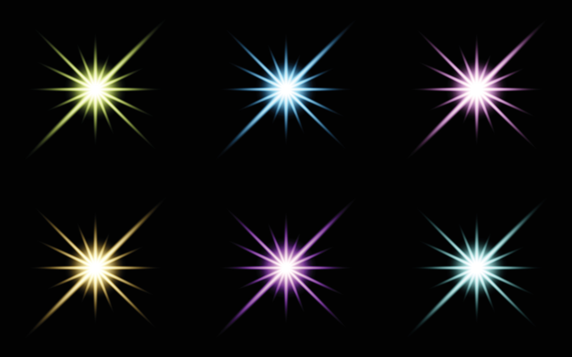 Glare star sparkling Glow Light Effect Set 18816222 Vector Art at Vecteezy