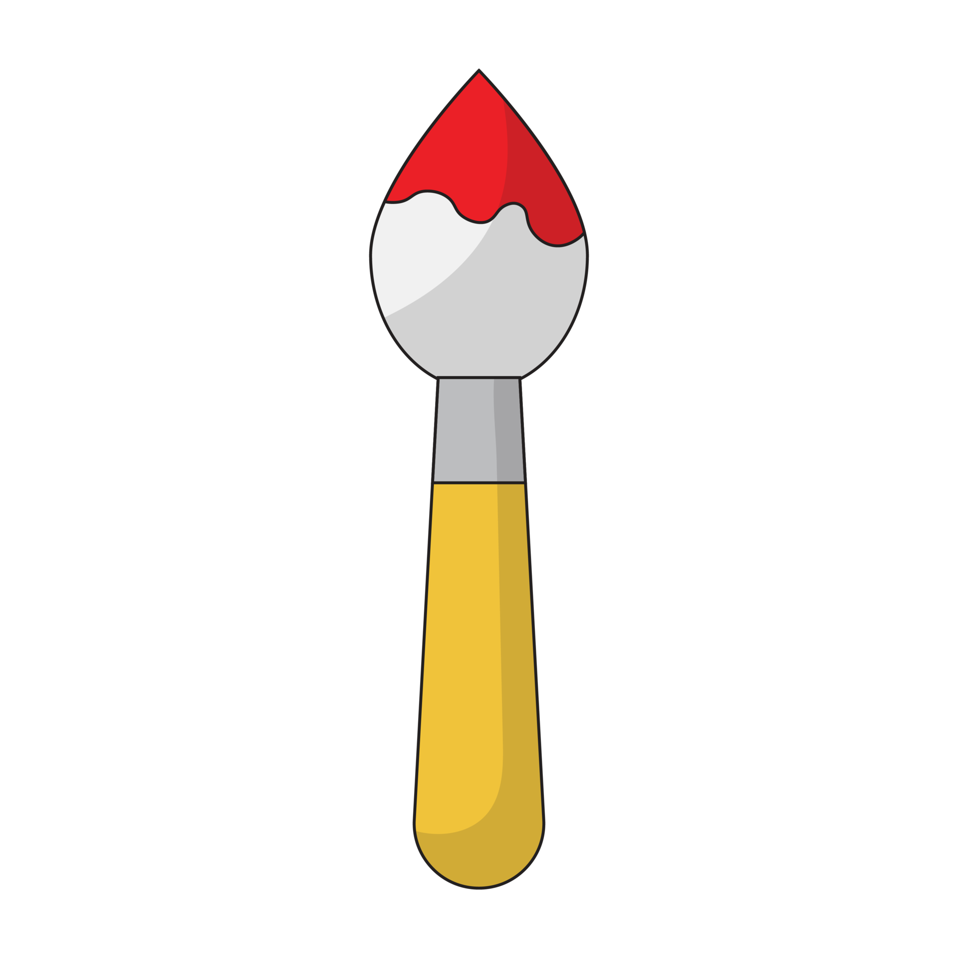 Cartoon Brush icon. 18817111 PNG