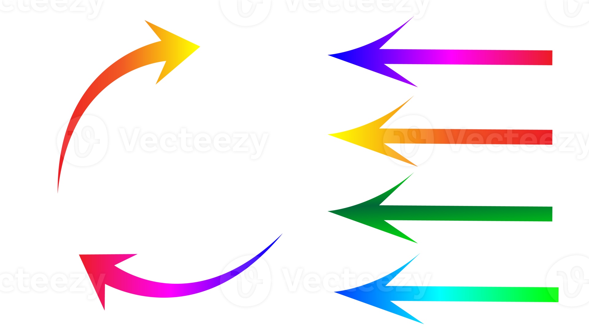 arrow png set colorful arrow 18823871 PNG