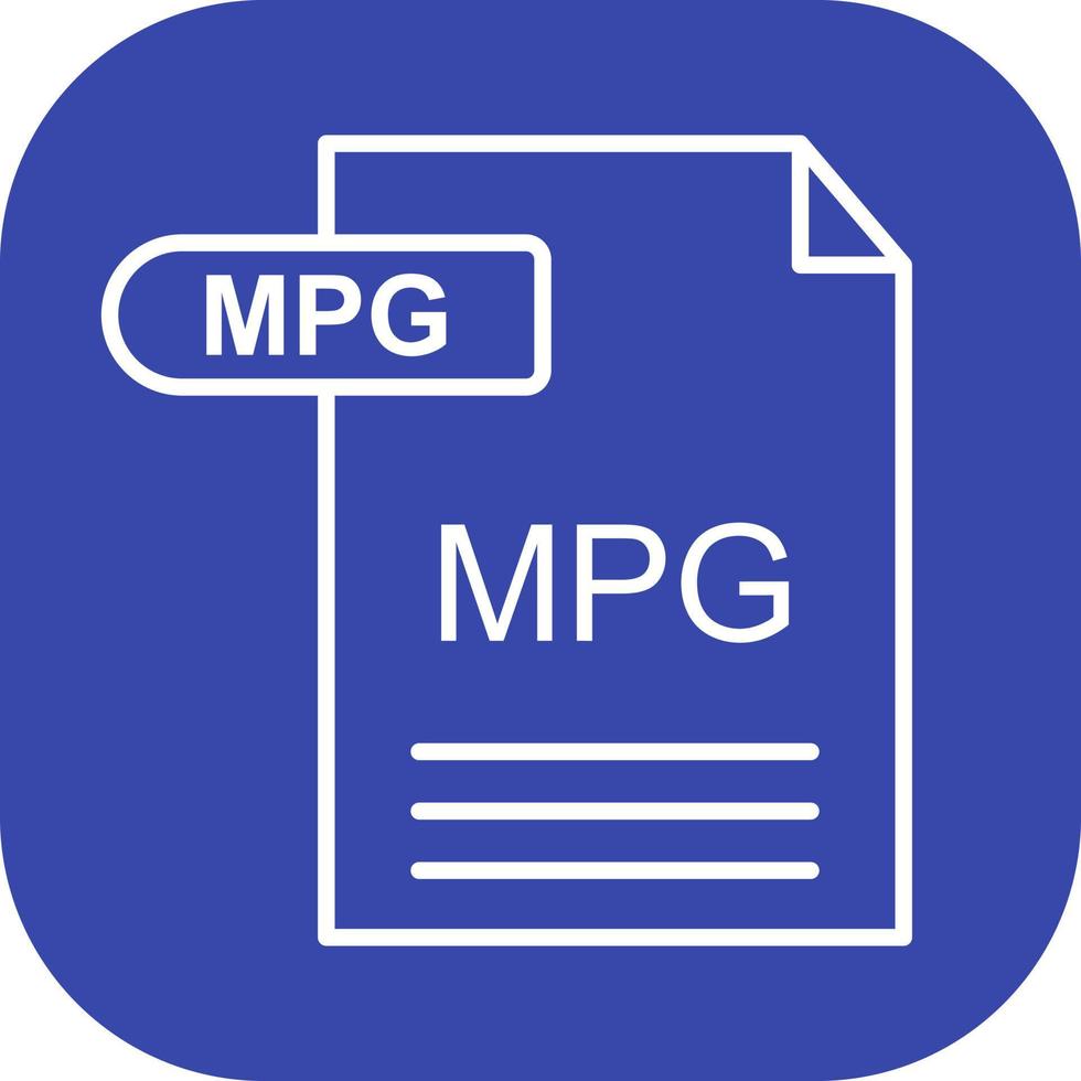 MPG Vector Icon 18824589 Vector Art at Vecteezy