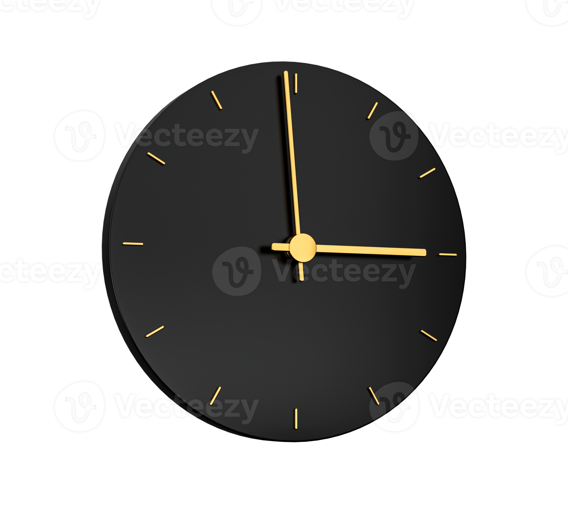 Premium Gold Clock icon isolated 3 o clock 18824837 PNG Premium Gold Clock icon isolated 3 o clock 18824837 PNG