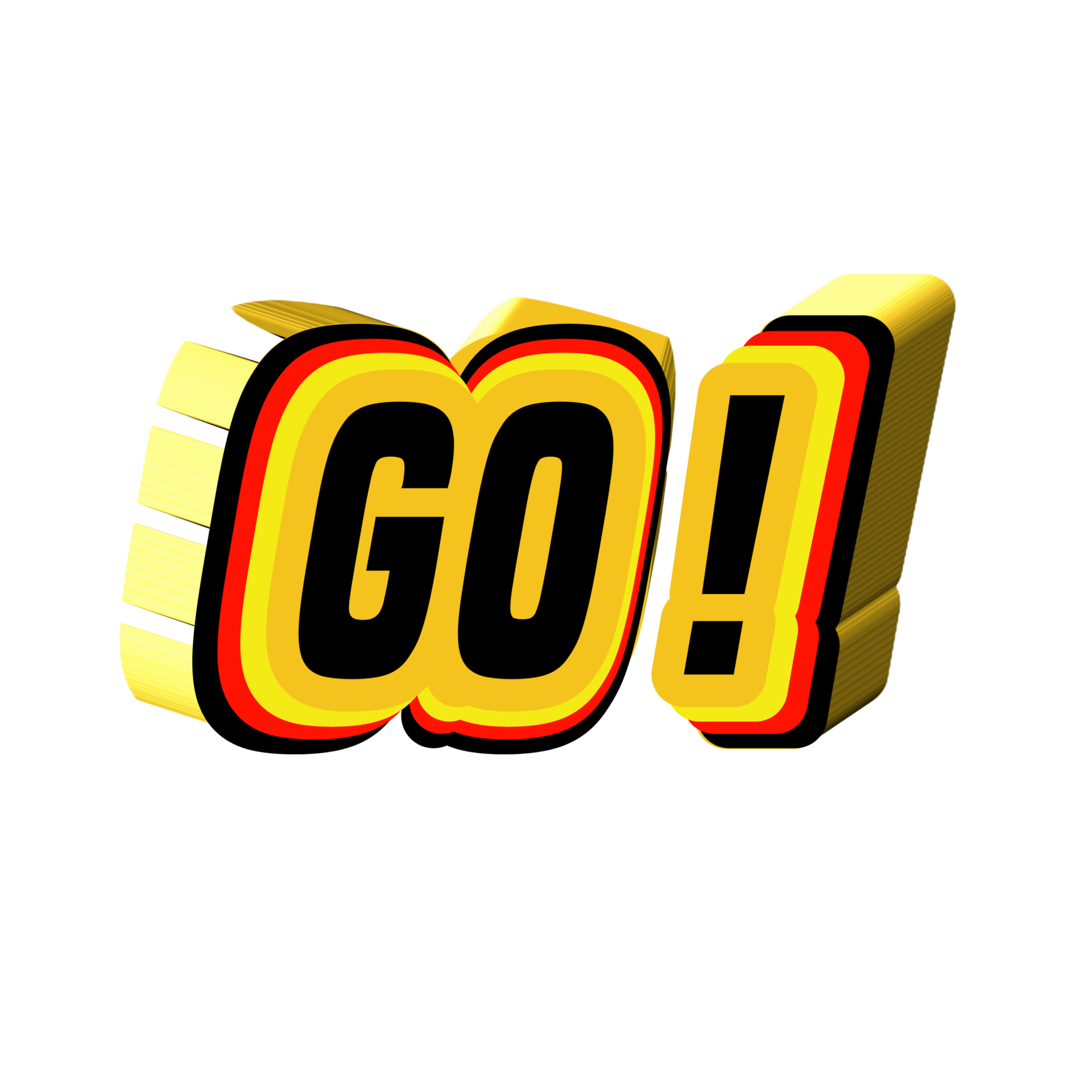 Go Word Text Effect Png Design For Race Funny 18824877 PNG