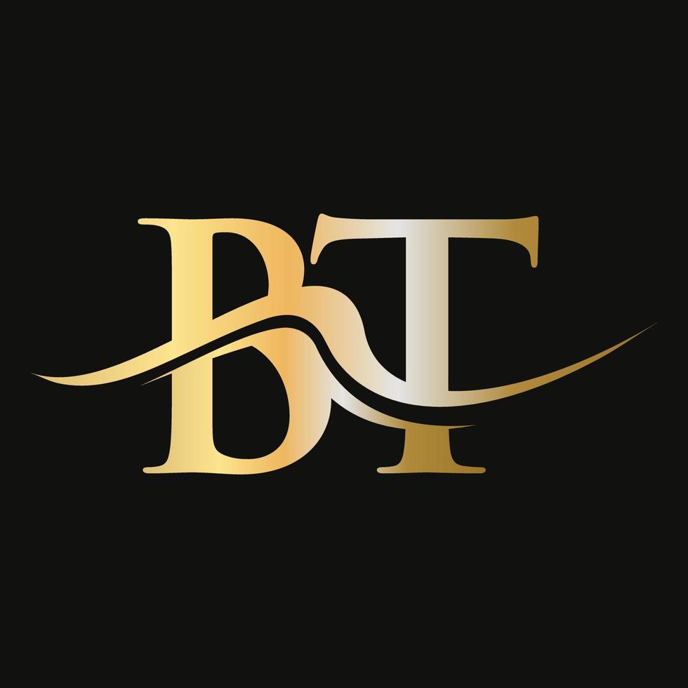 Letter Bt Logo Design Monogram Business And Company Logotype 18833310 Vector Art At Vecteezy