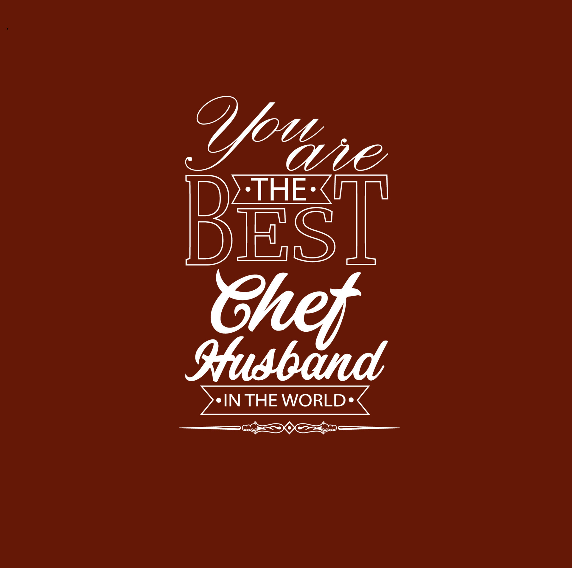 You are the best chef husband 18838317 Vector Art at Vecteezy