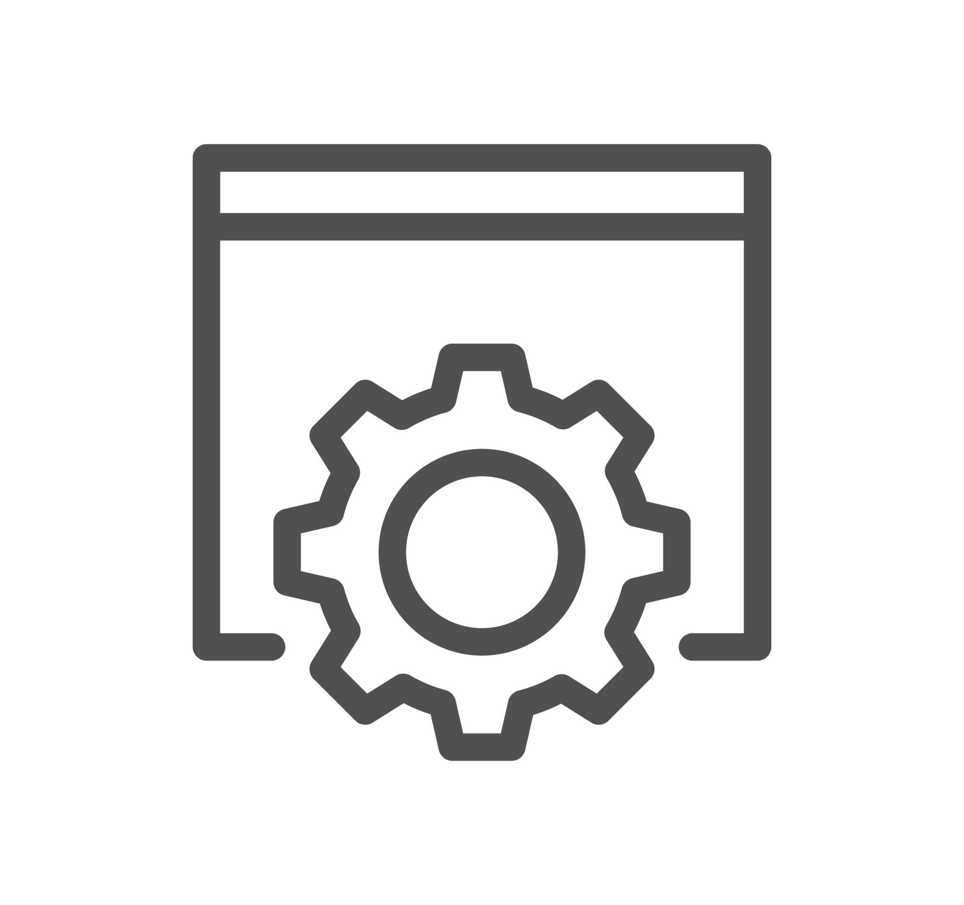 Robotic Process Automation Related Icon Outline And Linear Vector