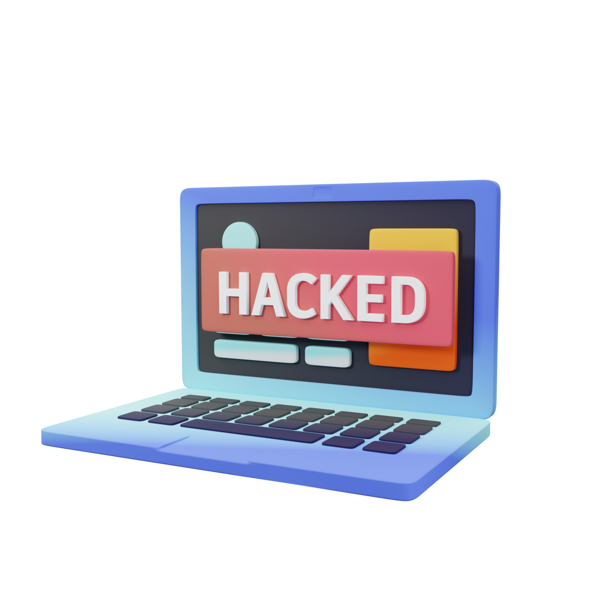 Hacked 3D icon 18843084 PNG