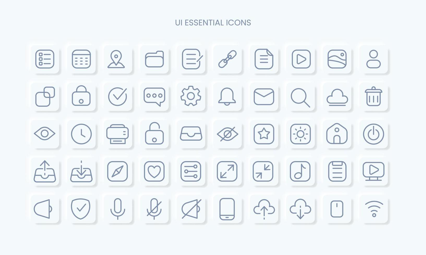 Modern user interface icons line style 18844161 Vector Art at Vecteezy Modern user interface icons line style 18844161 Vector Art at Vecteezy