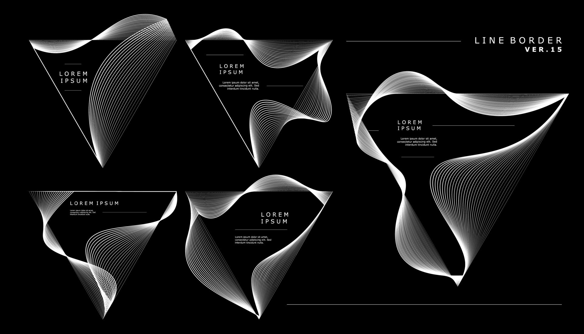 Abstract triangle lines border design template. Modern triangle lines ... Abstract triangle lines border design template. Modern triangle lines ...