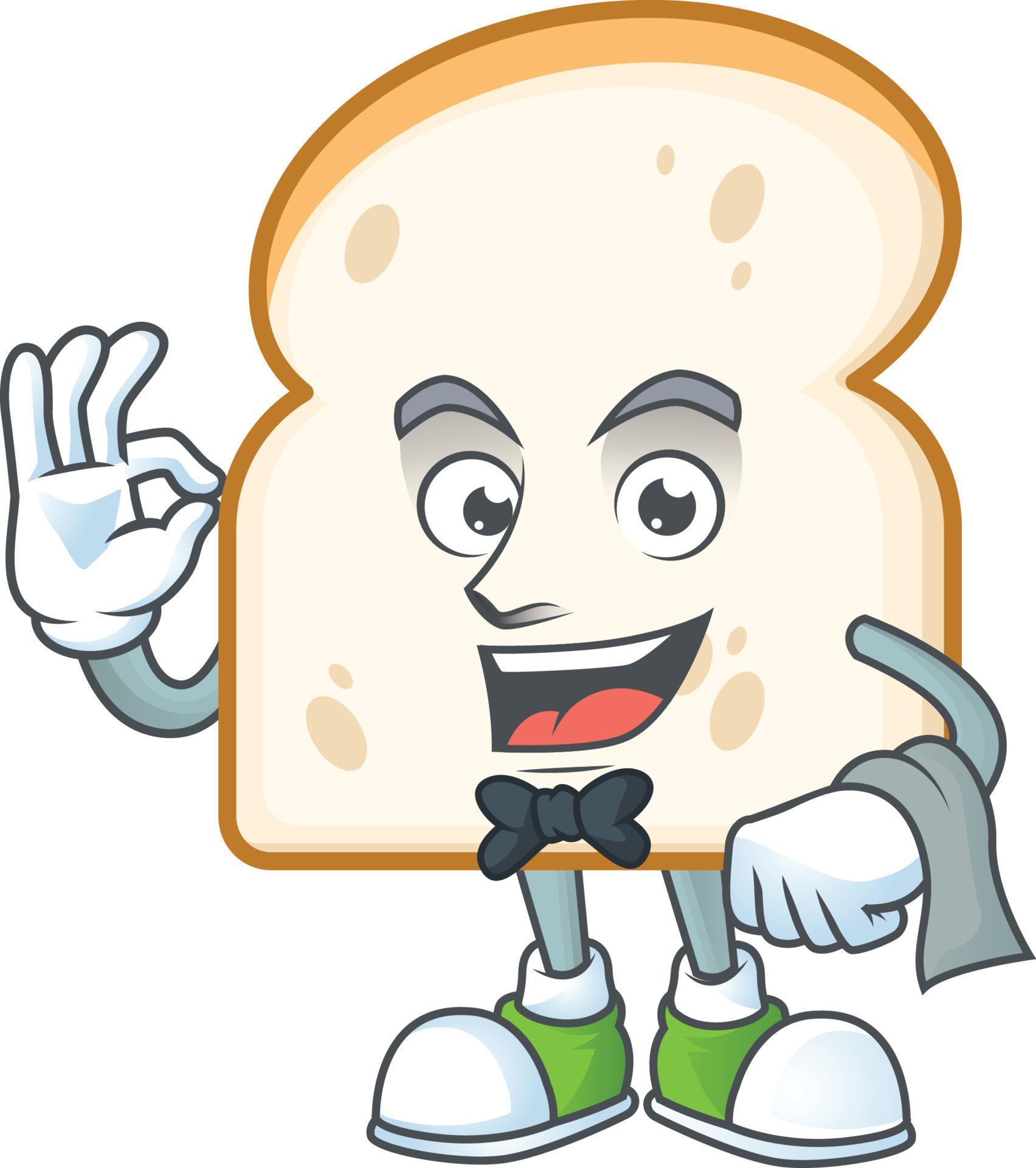 Slice White Bread Vector 18856687 Vector Art at Vecteezy