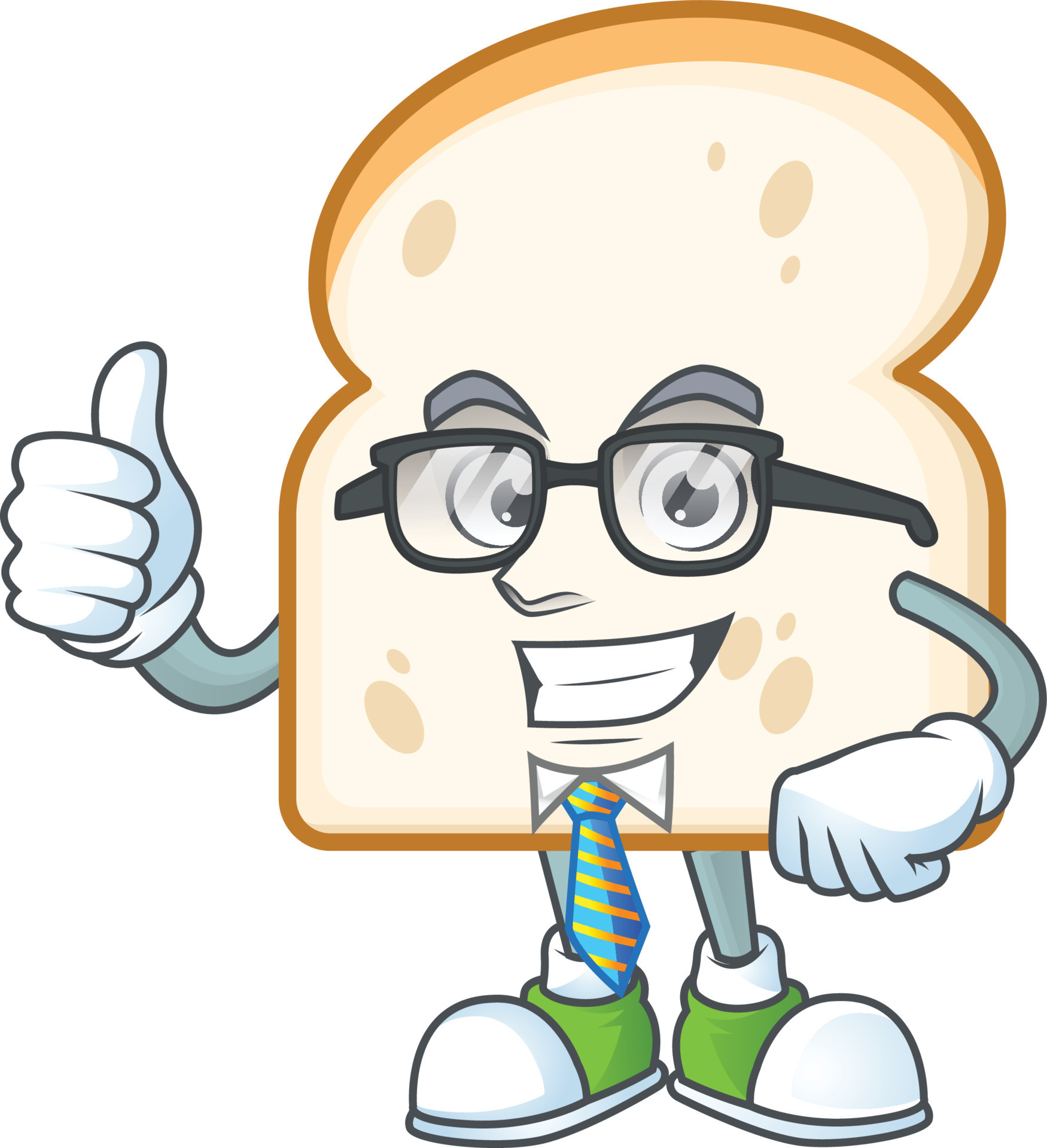 Slice White Bread Vector 18856829 Vector Art at Vecteezy