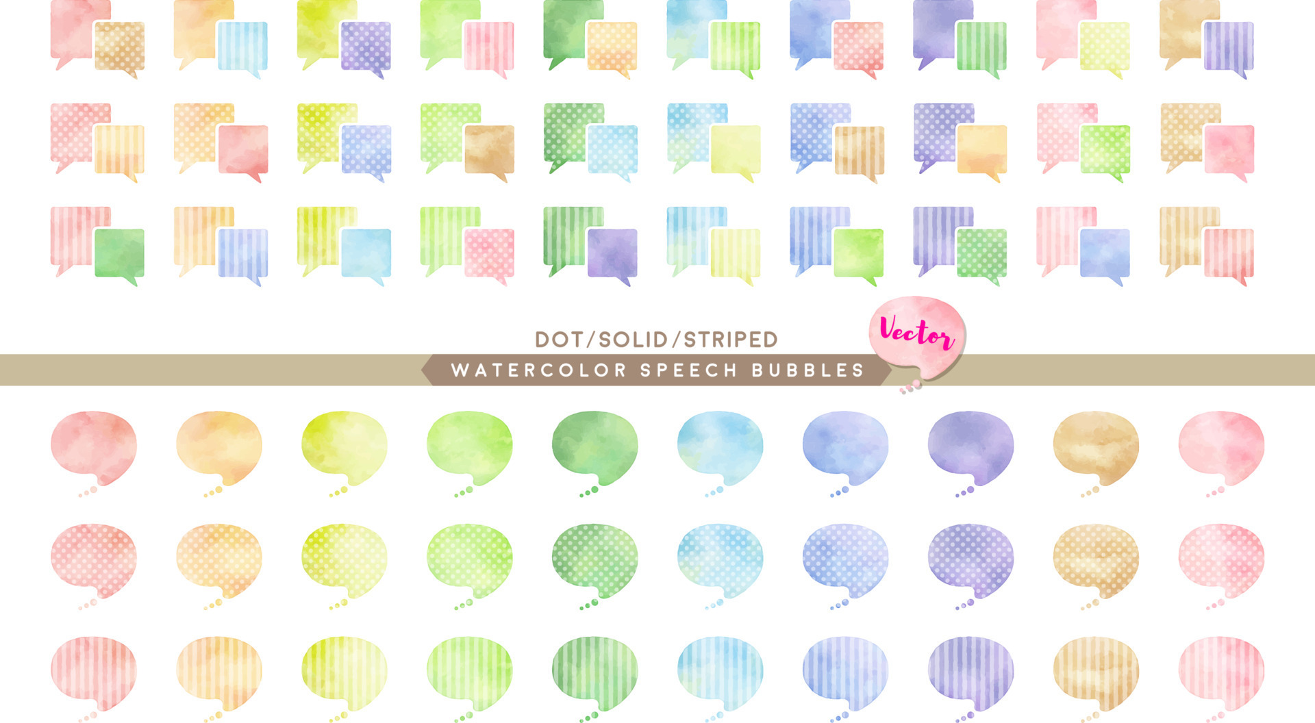 watercolor vector speech bubbles set 18857310 Vector Art at Vecteezy watercolor vector speech bubbles set 18857310 Vector Art at Vecteezy