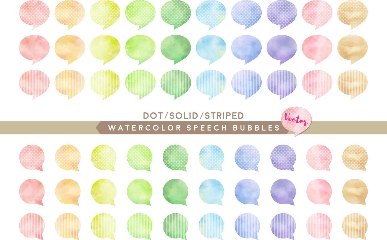 watercolor vector speech bubbles set 18857324 Vector Art at Vecteezy watercolor vector speech bubbles set 18857324 Vector Art at Vecteezy