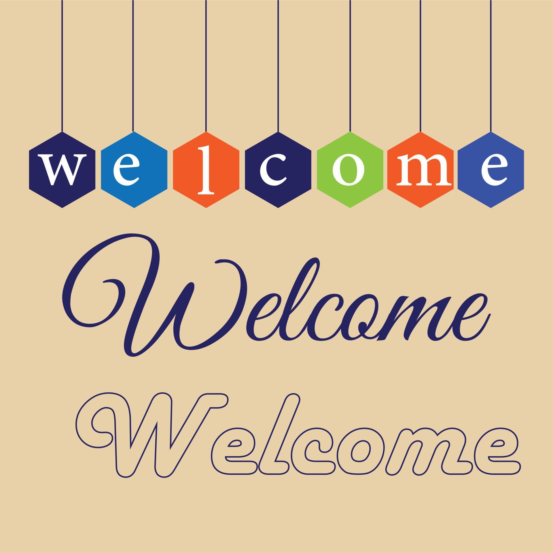 Colorful Welcome Design Template Free Vector 18859732 Vector Art at ... Colorful Welcome Design Template Free Vector 18859732 Vector Art at ...