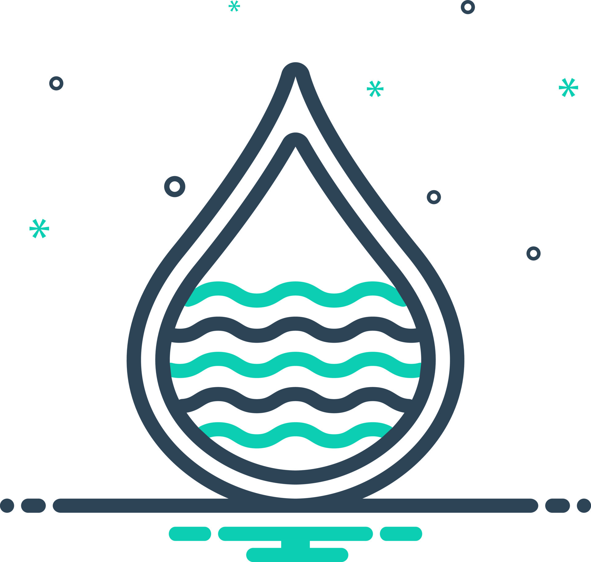 mix icon for water 18860768 Vector Art at Vecteezy