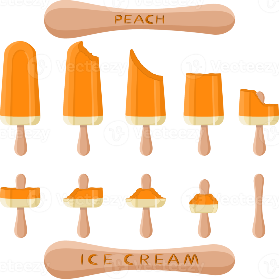 Big Set Various Sweet Tasty Natural Ice Cream 18867784 Png