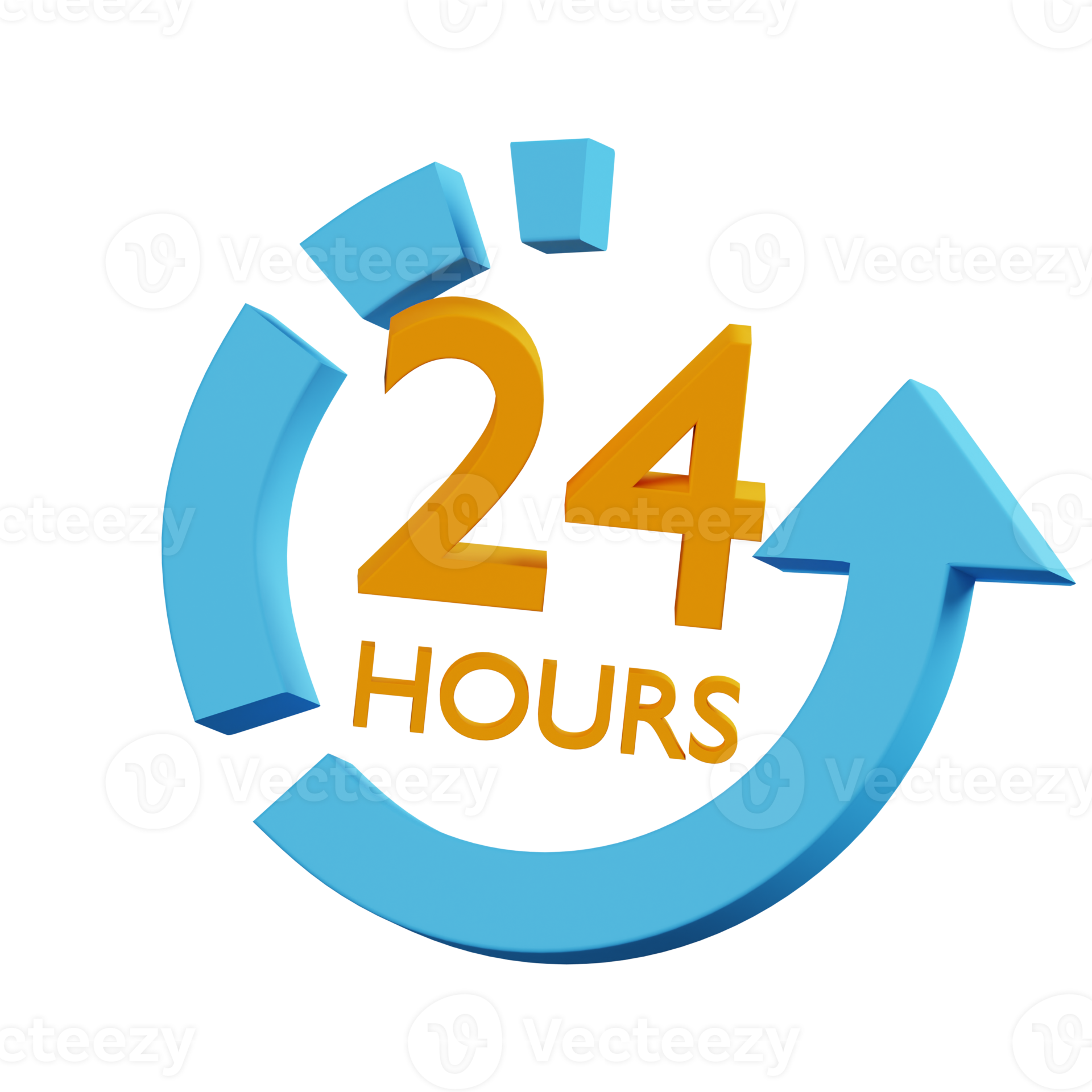 24 Hours 3d Icon 18869774 PNG