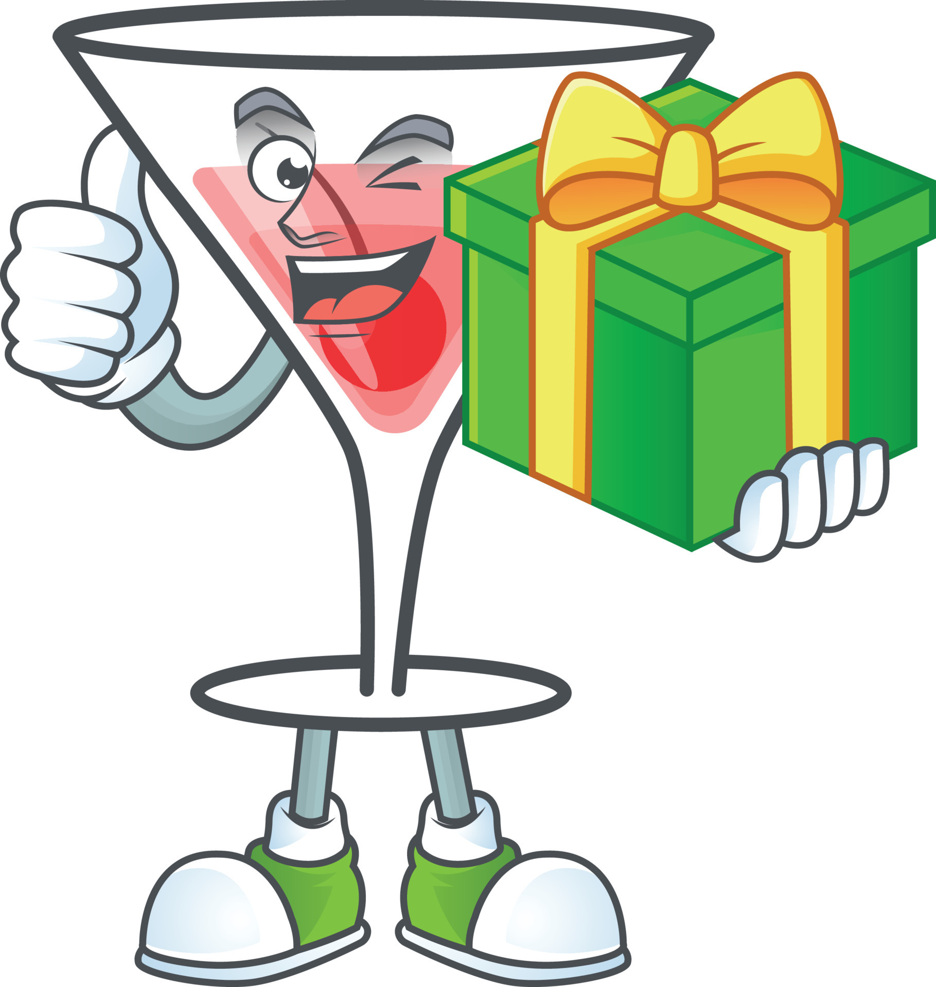 personaje de dibujos animados dulce cóctel 18870409 Vector en Vecteezy