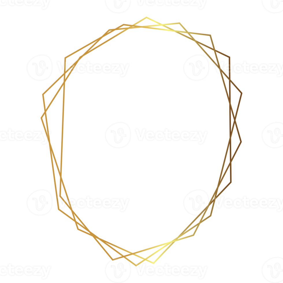 gold polygonal geometric frame 18872500 PNG gold polygonal geometric frame 18872500 PNG